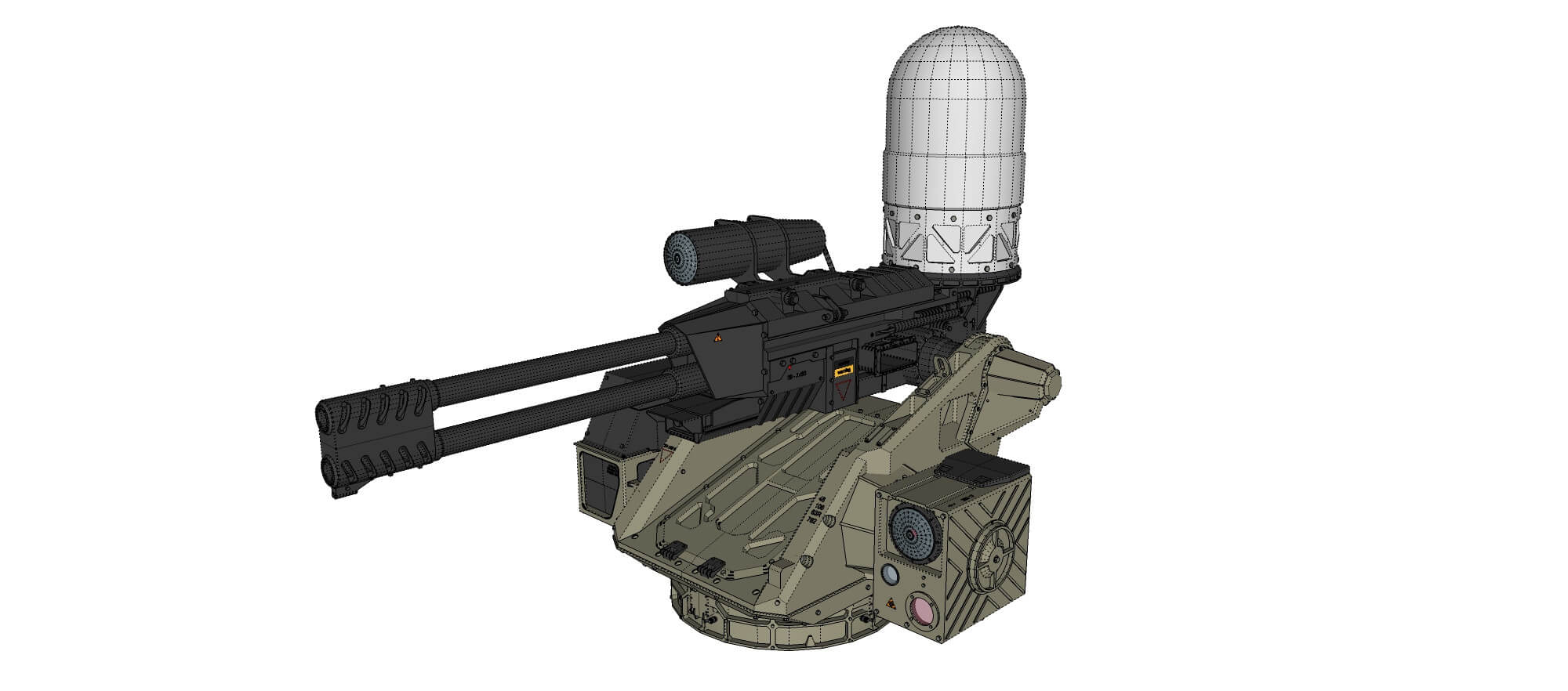 Turret 4 - 3D Model by Chtazi