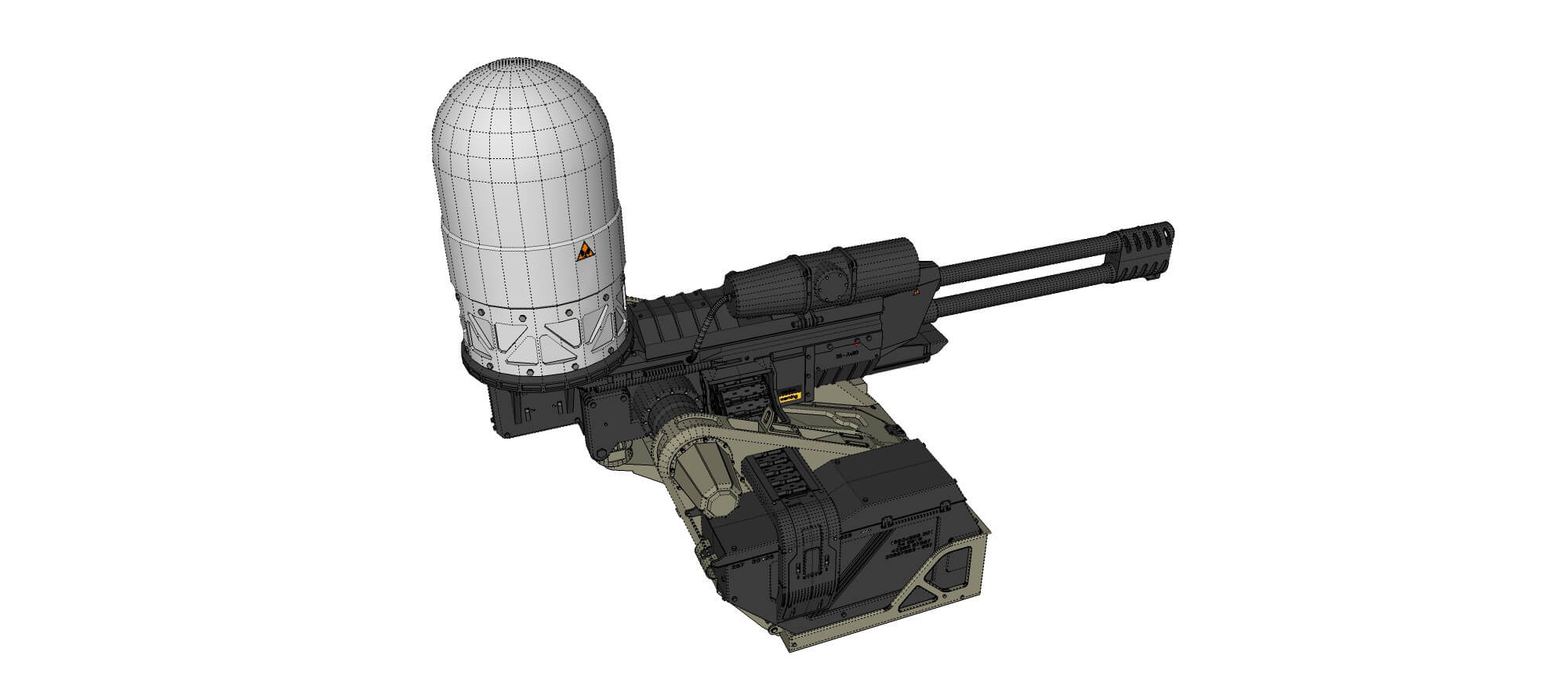 Turret 4 3dmodel - 3D Model by Chtazi