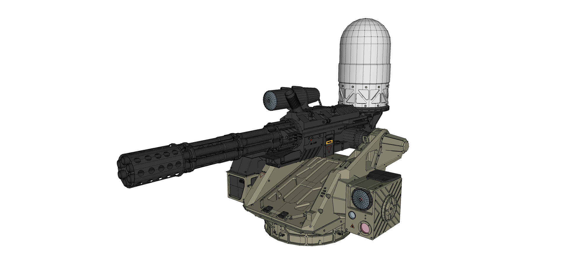 Turret 4 - 3D Model by Chtazi