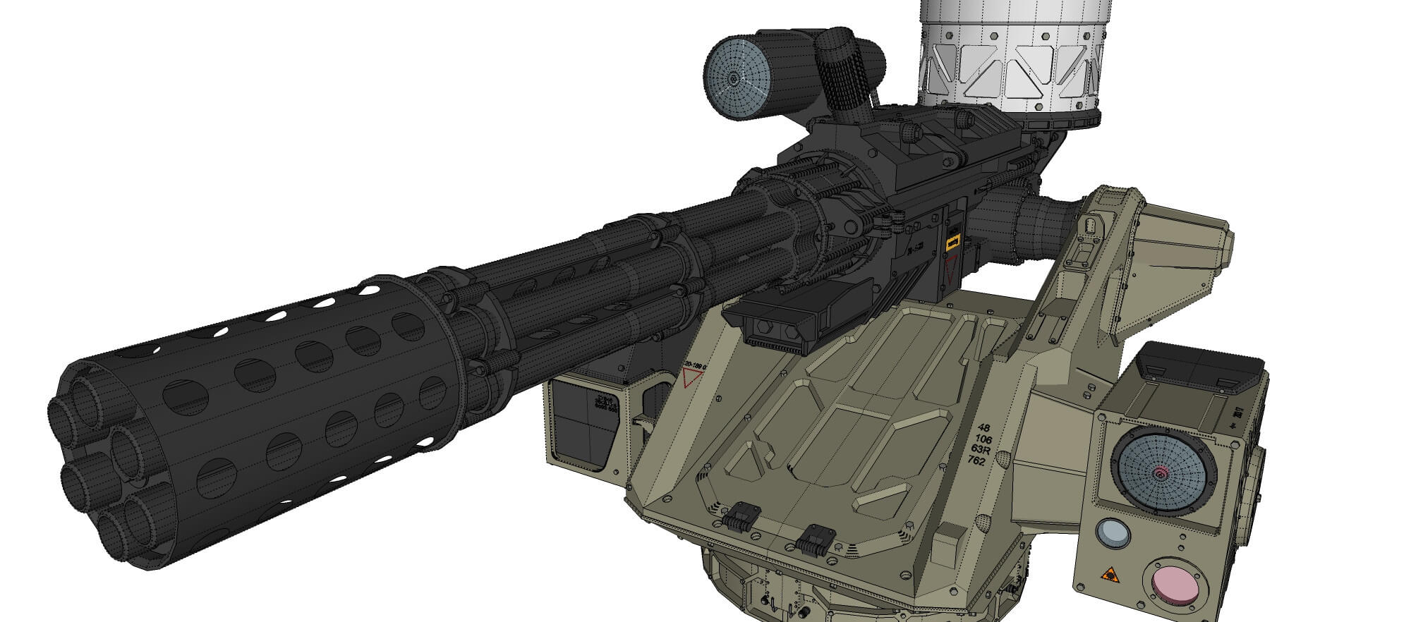 Turret 4 - 3D Model by Chtazi