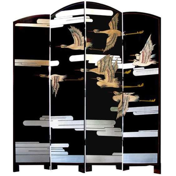 Modern Chinese Luxury Gold Partition - 3D Model by chuanmao