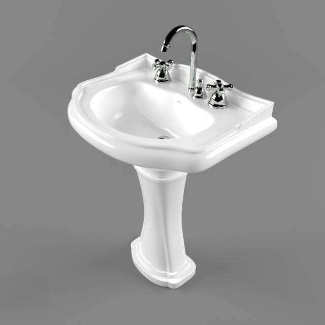 Modern Luxury Basin Bundle - 3D Model by chuanmao