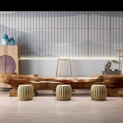 New Chinese Style Tea Table and Chair Set - 3D Model by chuanmao
