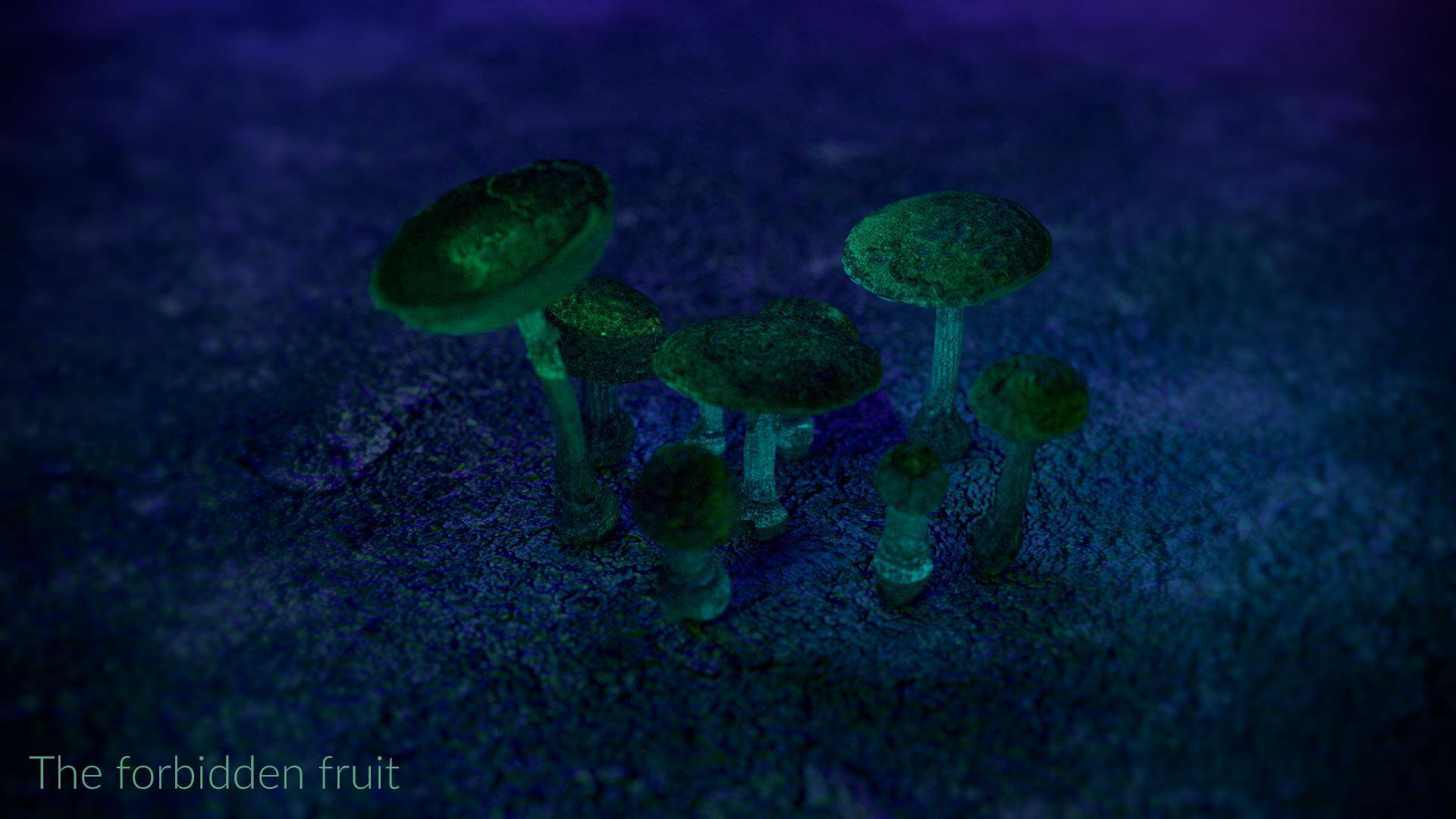 The forbidden fruit 3D Render, Digital Art by chuckleur98