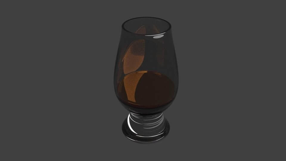 Classic Whiskey Glass - 3D Model by ciobaba123