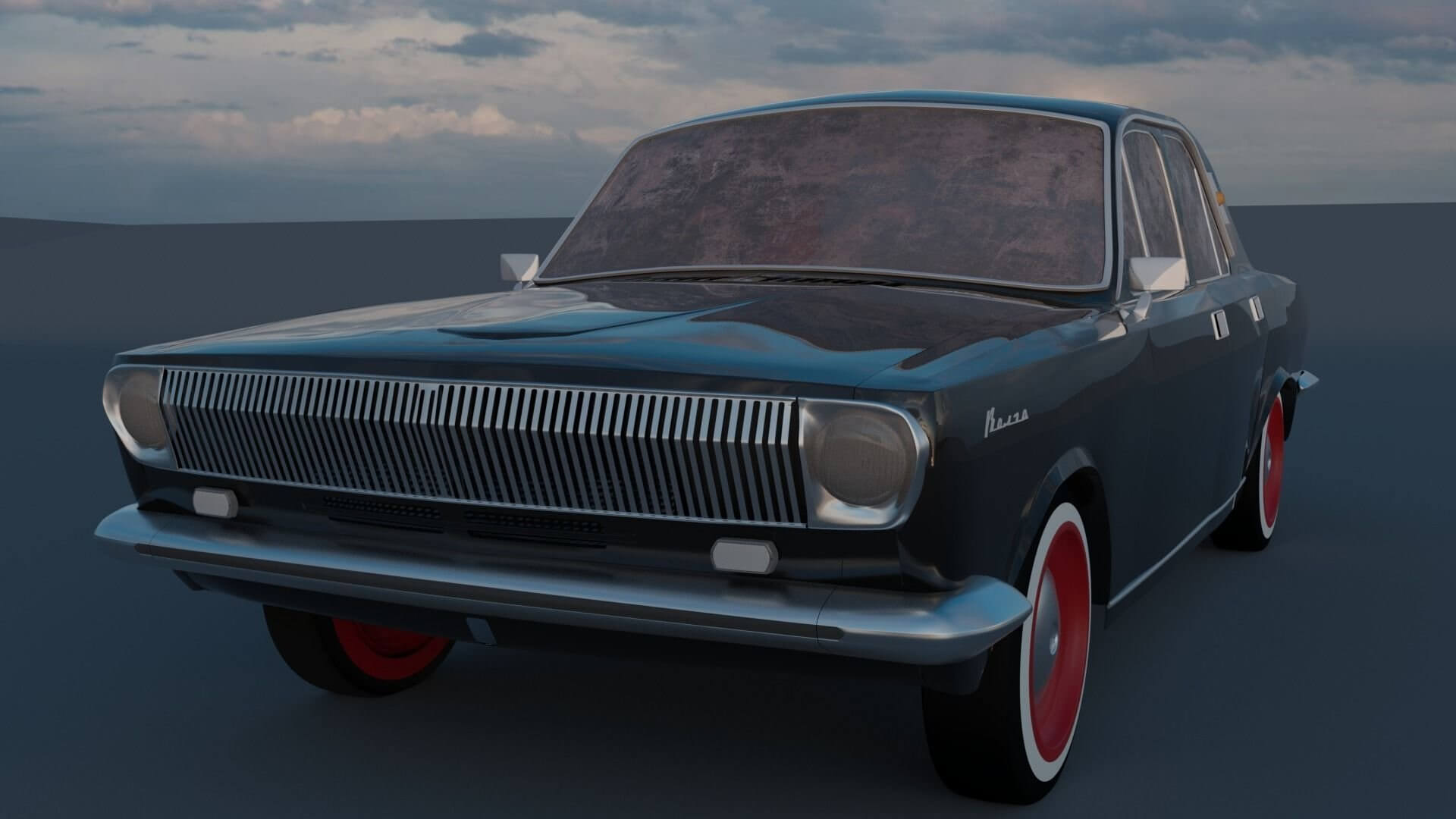 Gaz 24 - 3D Model by ciobaba123