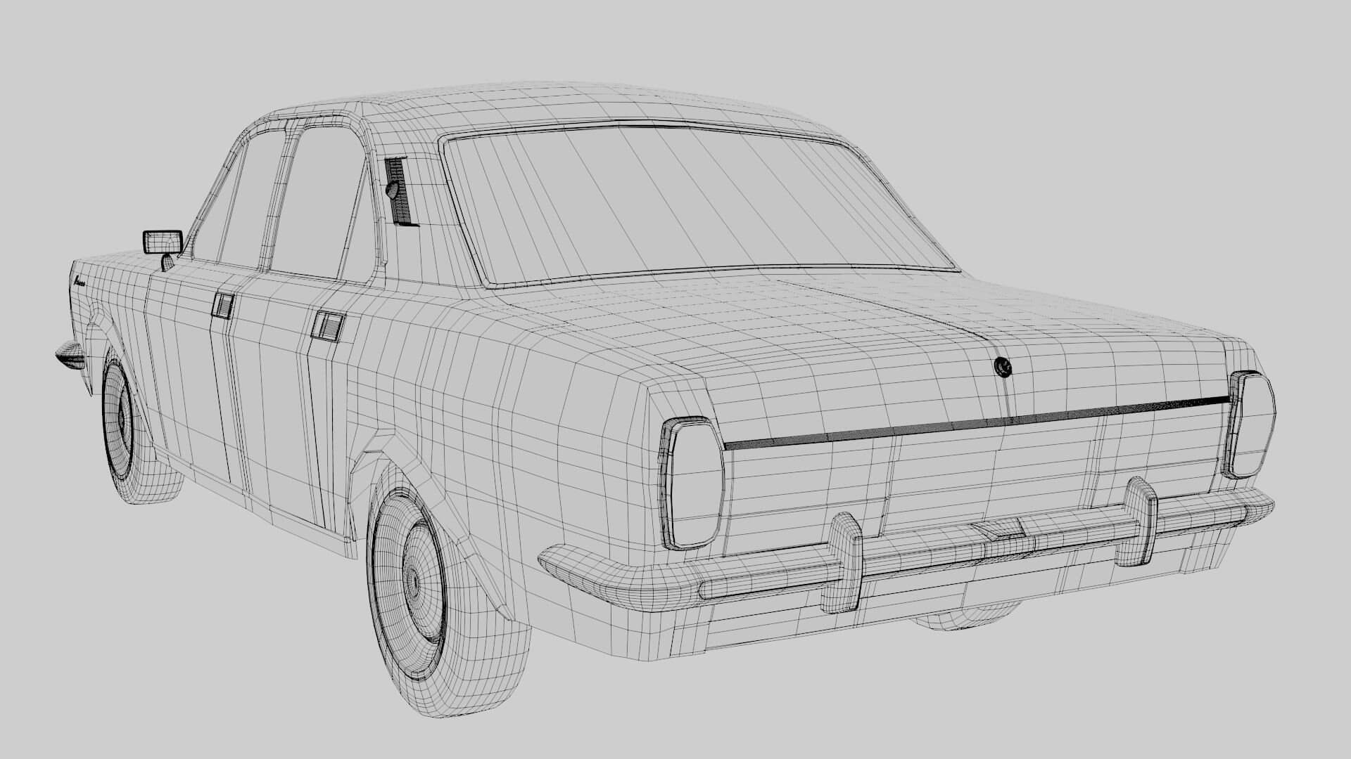 Gaz 24 - 3D Model by ciobaba123