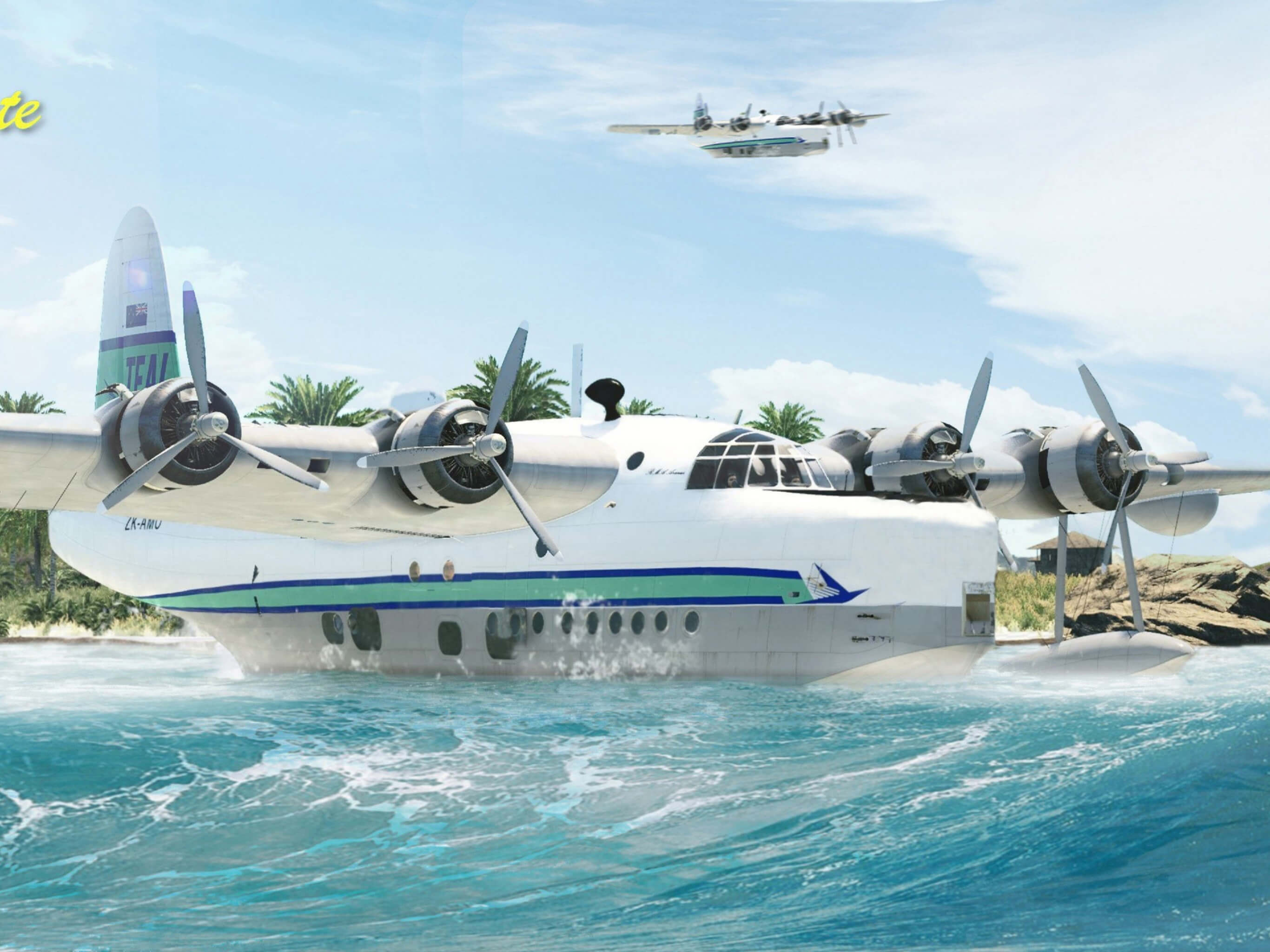 Tasman Empire Airlines Limited. Operated Short Flying Boats 3D Desktop ...