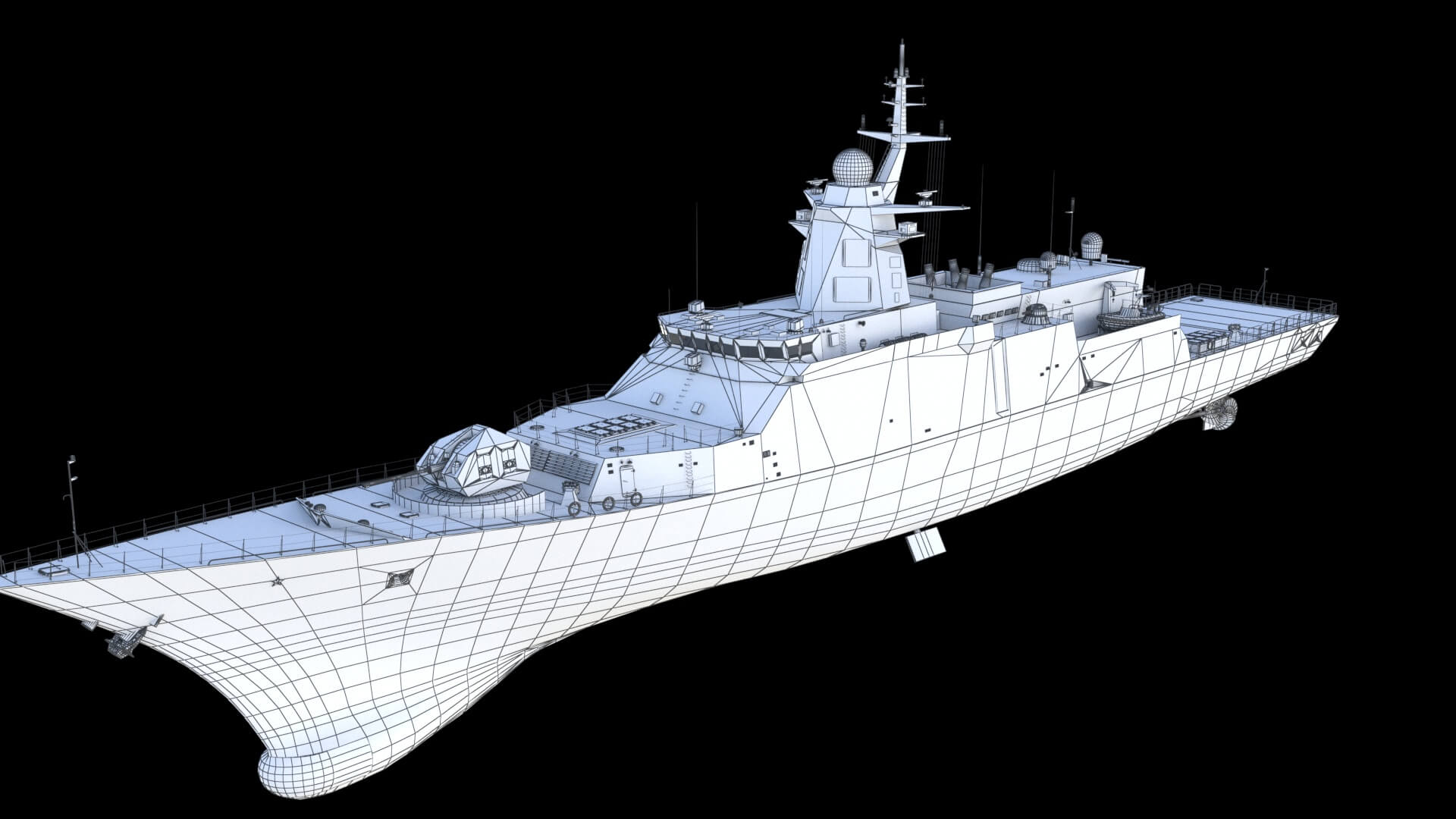 20385 Project Gremyashchiy Class Corvette - 3D Model by citizensnip