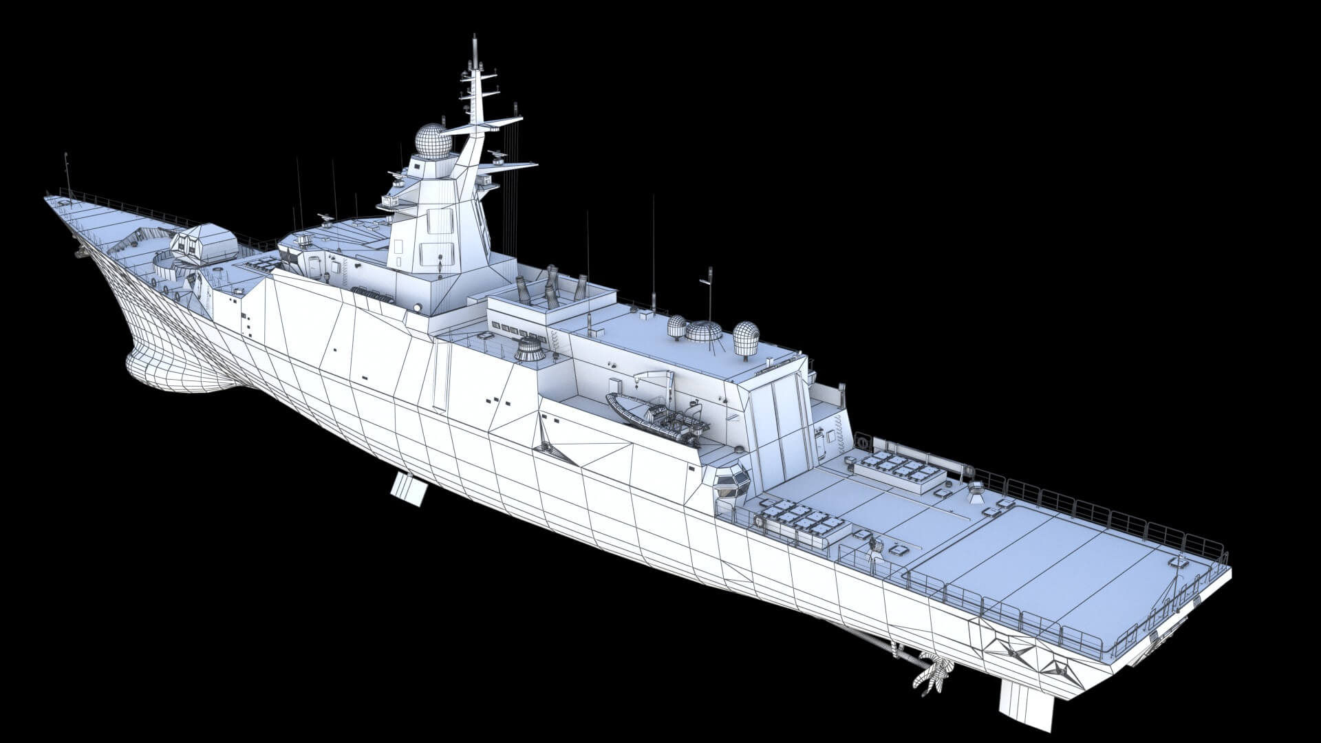 20385 Project Gremyashchiy Class Corvette - 3D Model by citizensnip