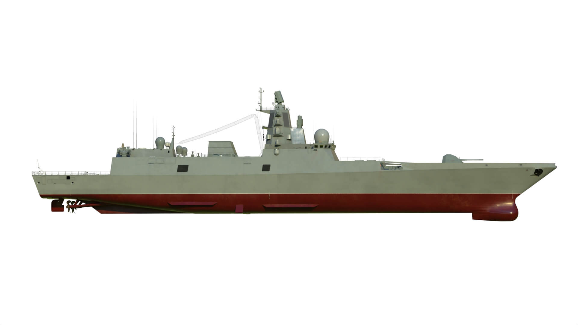 Admiral Gorshkov Class Frigate 22350 - 3D Model by citizensnip