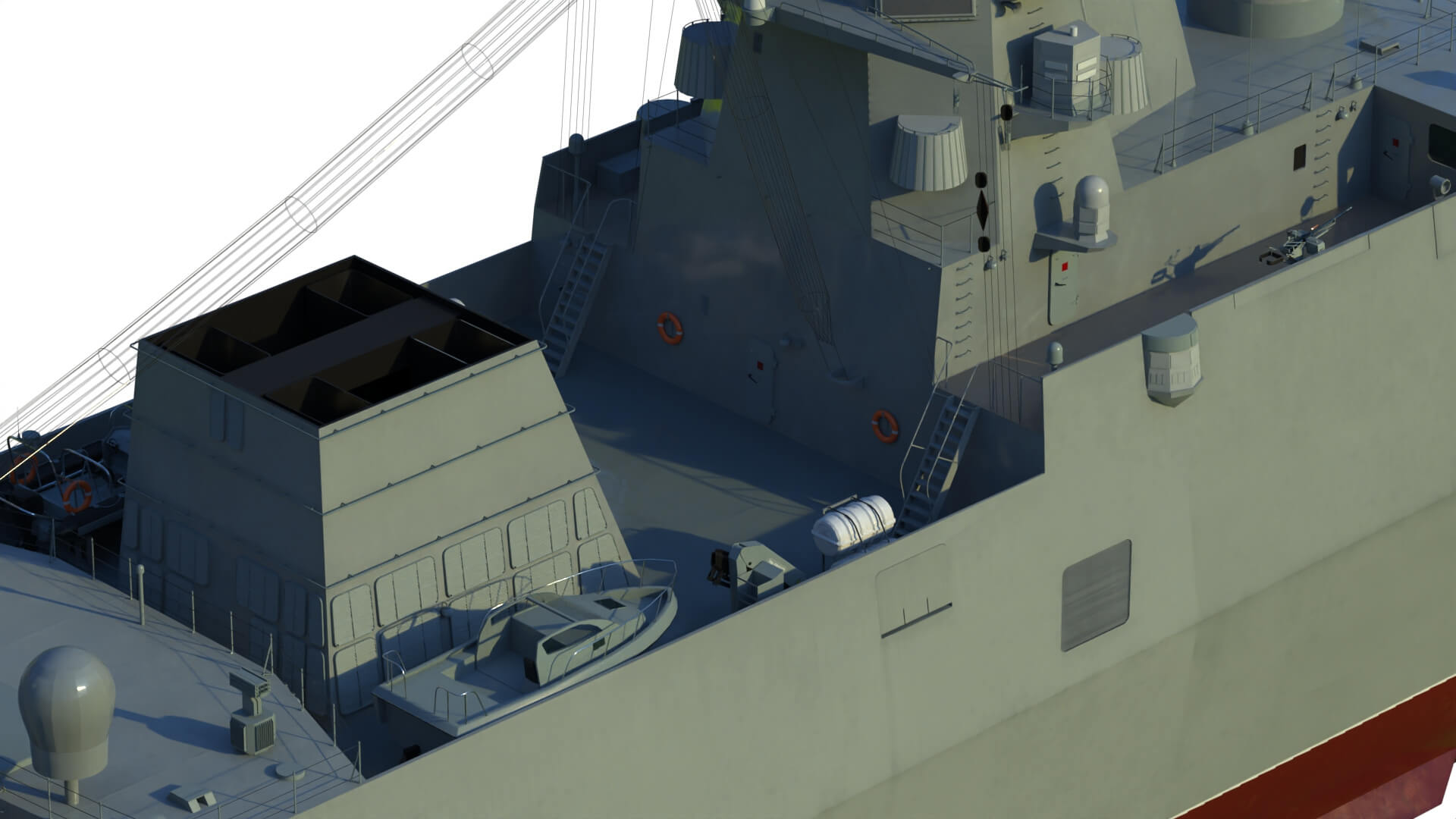 Admiral Gorshkov Class Frigate 22350 - 3D Model by citizensnip