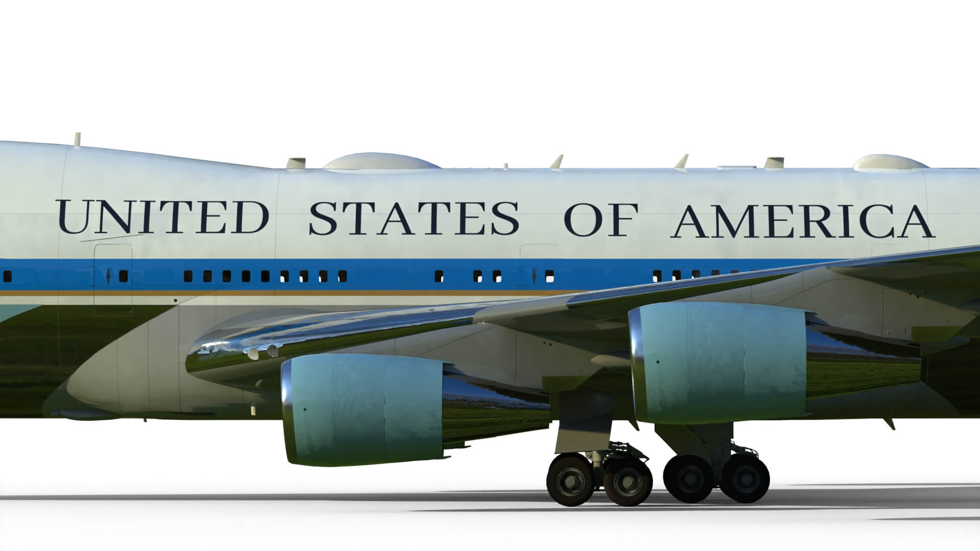 Air Force One Boeing VC-25 3D Model by citizensnip