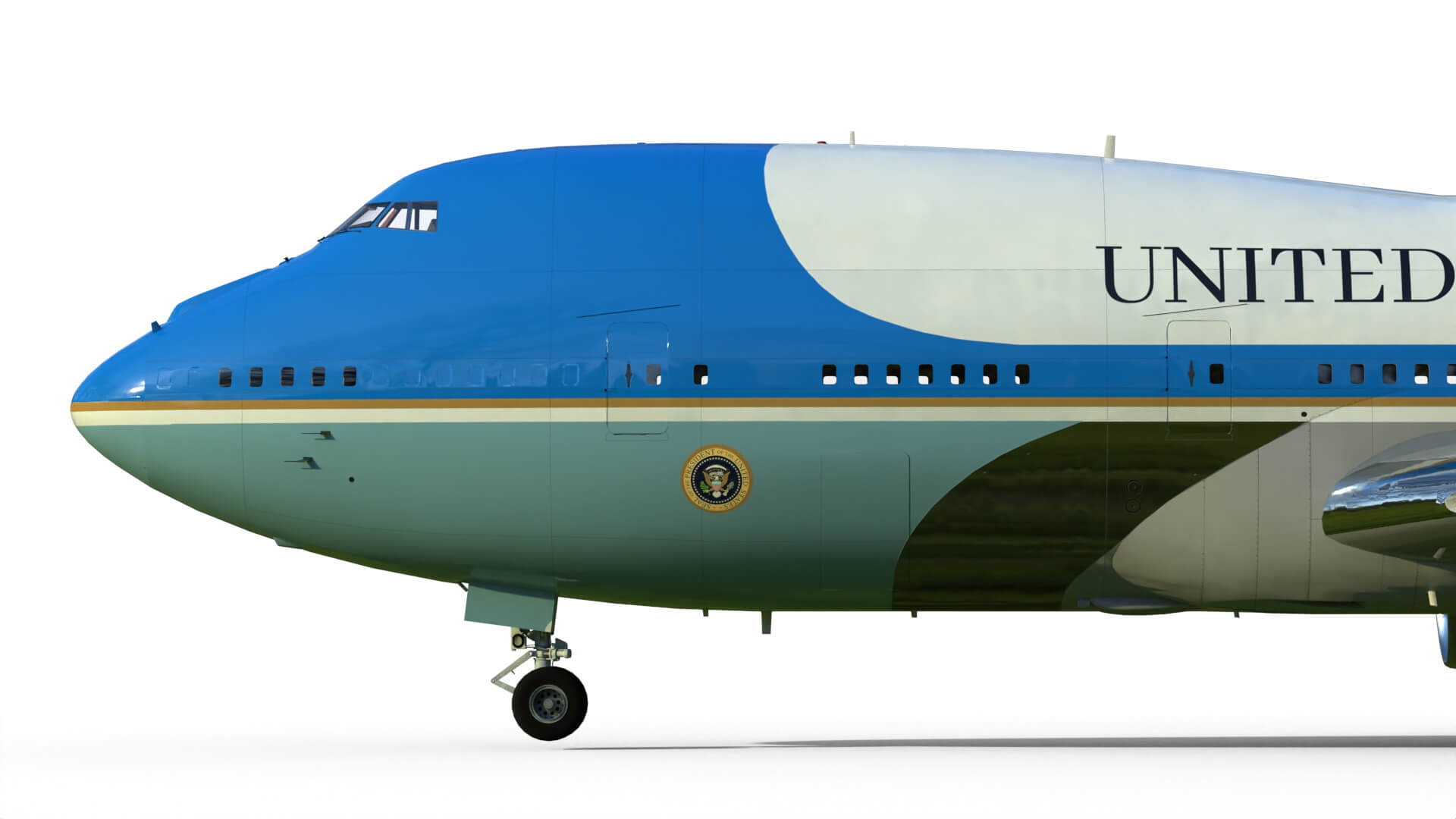Air Force One Boeing VC-25 3D Model by citizensnip