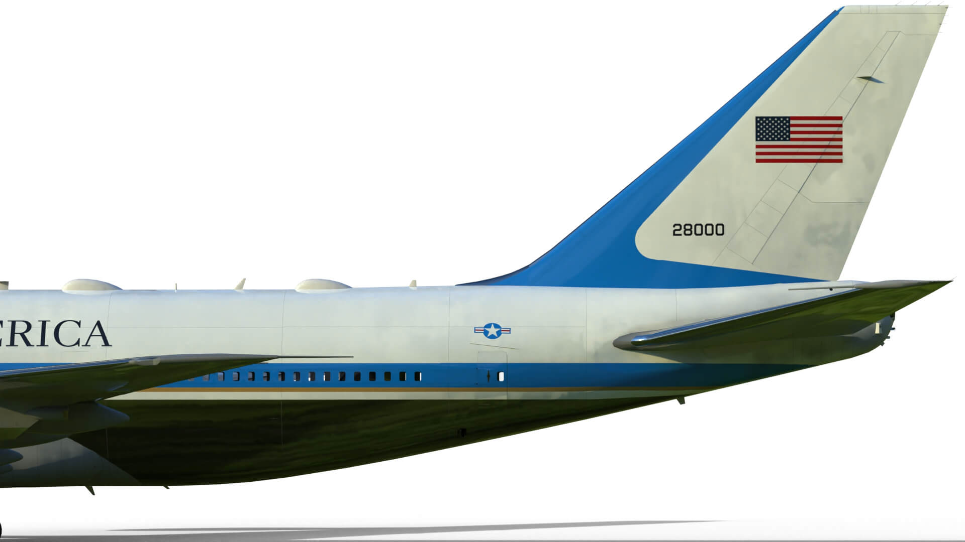 Air Force One Boeing VC-25 3D Model by citizensnip