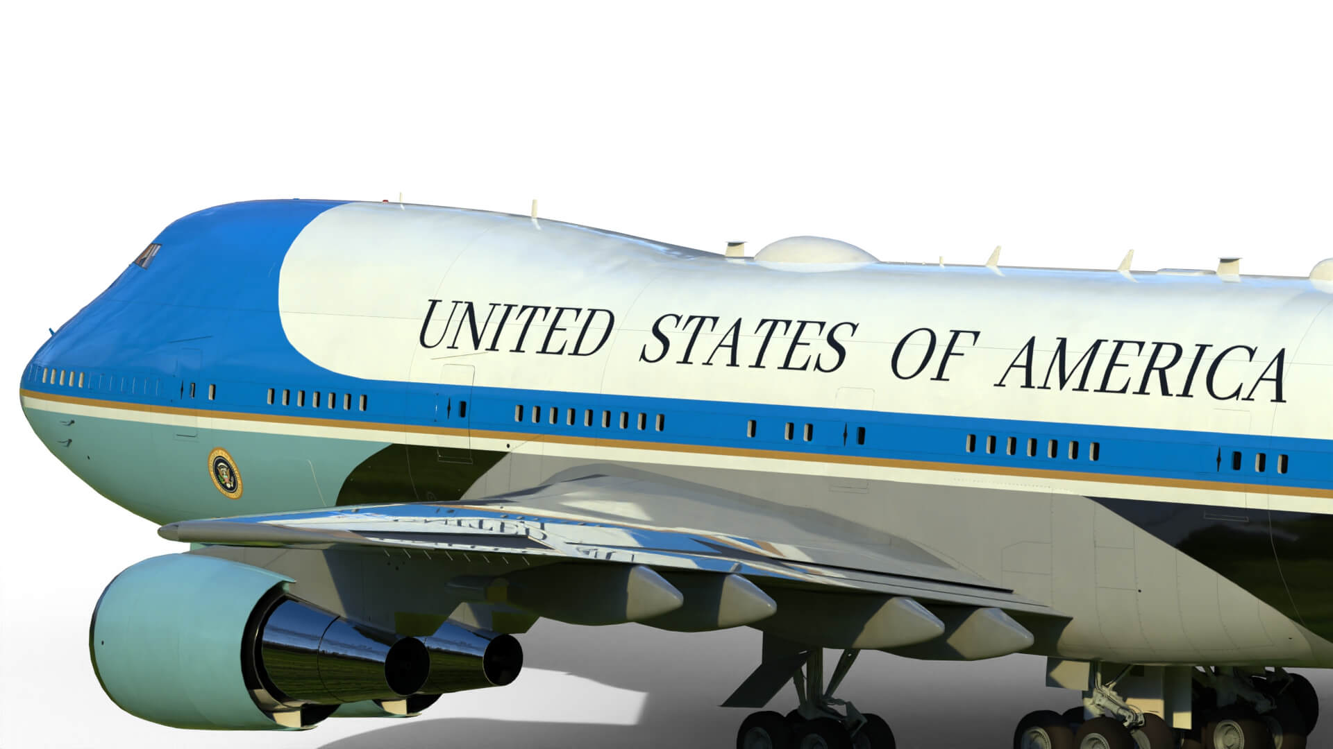 Air Force One Boeing VC-25 3D Model by citizensnip
