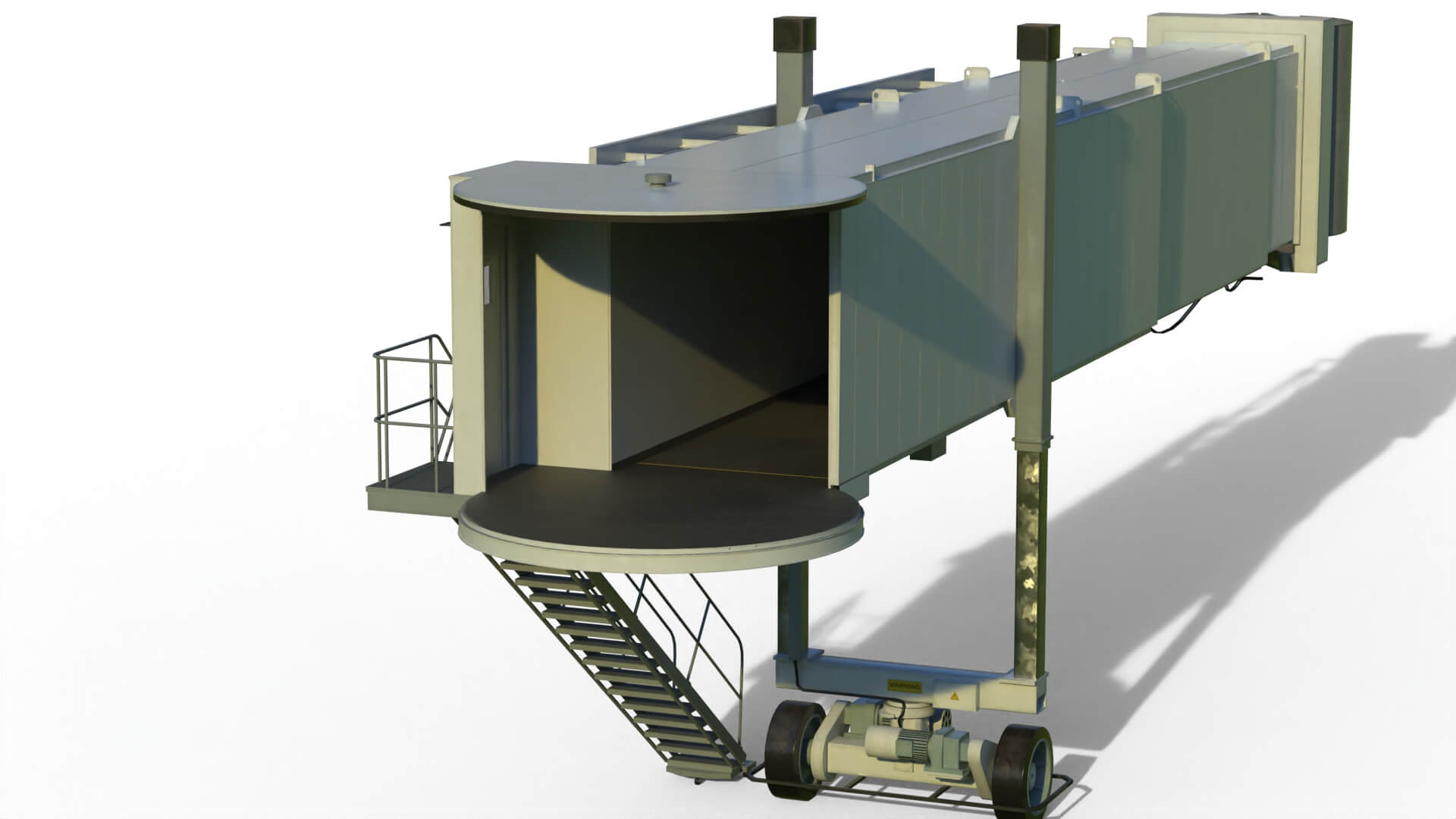 Airport Jetway - 3D Model by citizensnip