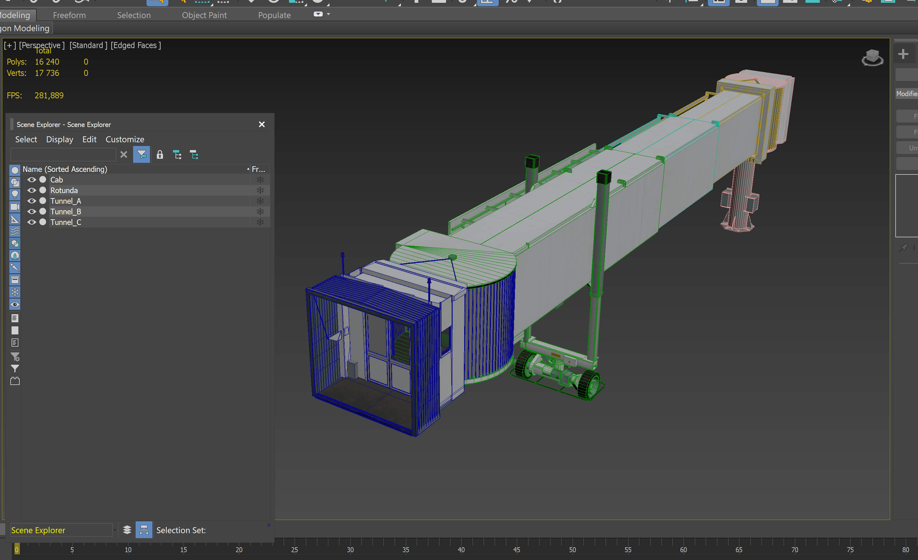 Airport Jetway - 3D Model by citizensnip