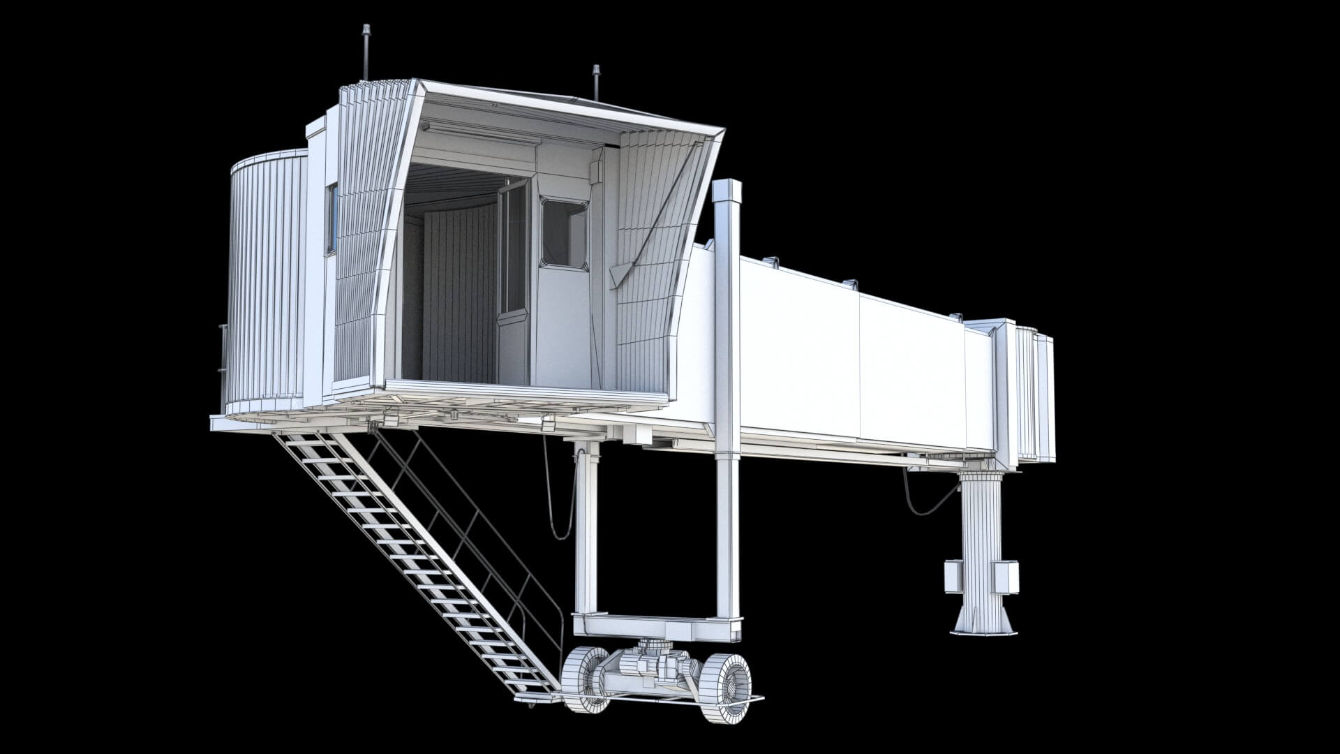 Airport Jetway - 3D Model by citizensnip