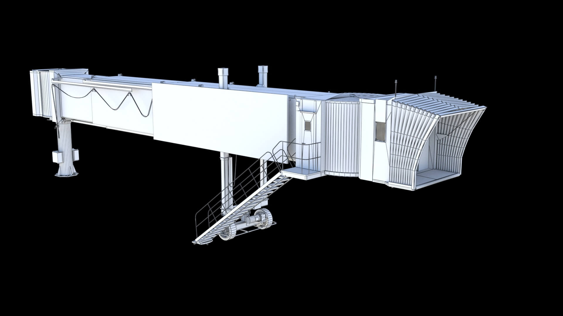 Airport Jetway - 3D Model by citizensnip