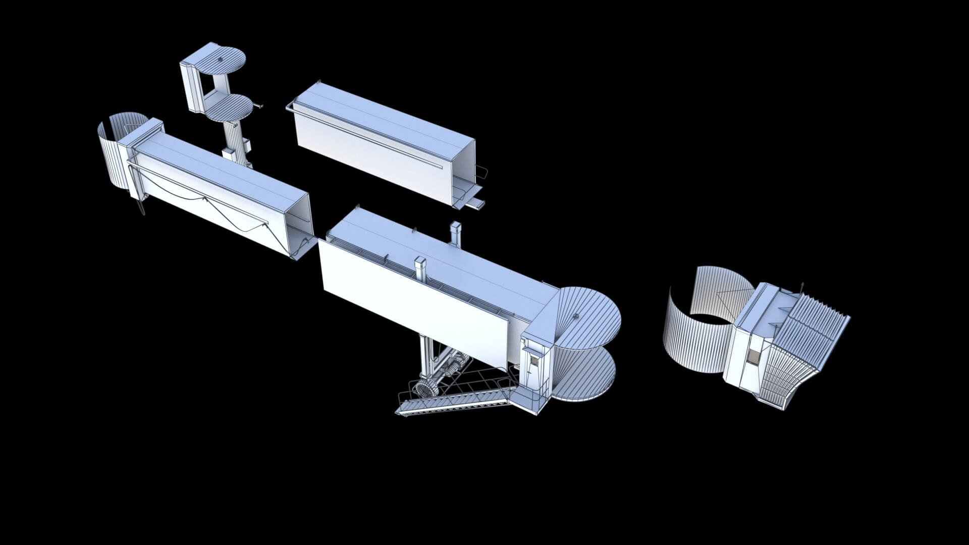 Airport Jetway - 3D Model by citizensnip