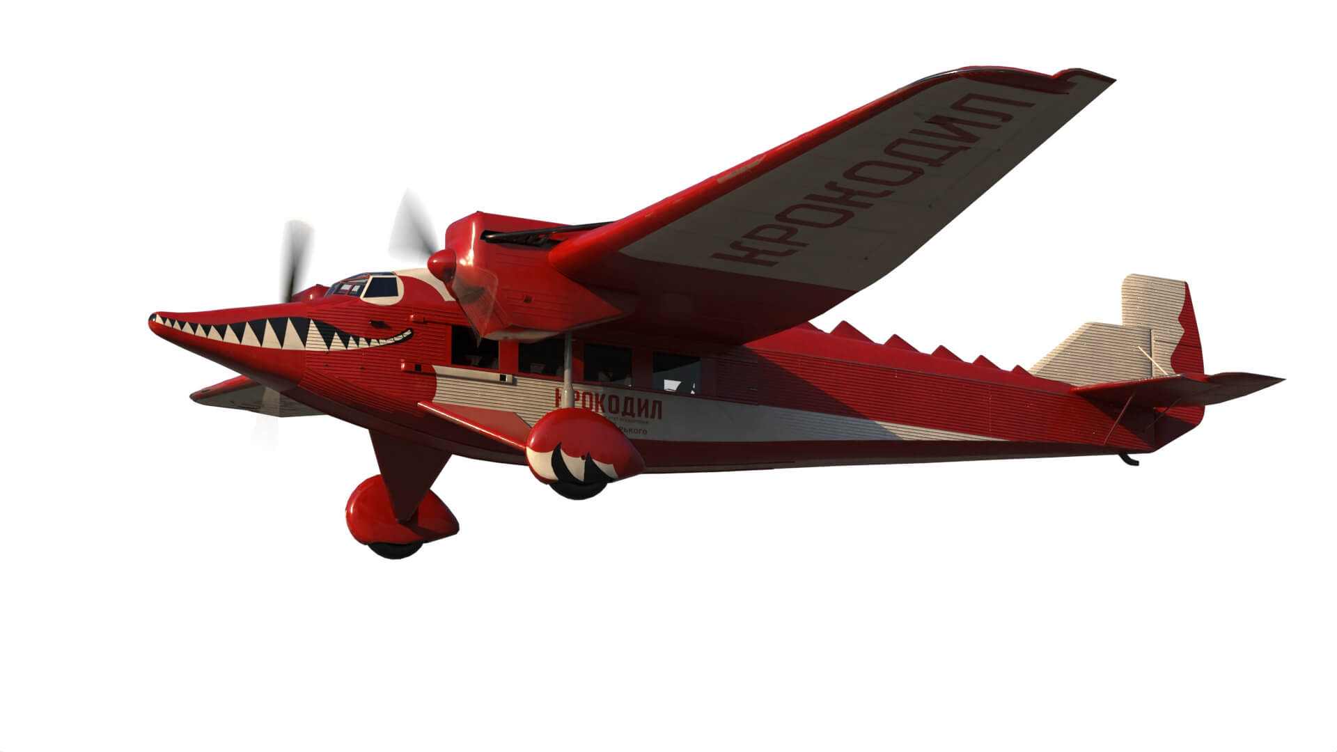 ANT-9 Crocodile Agitation Aircraft 3D Model by citizensnip