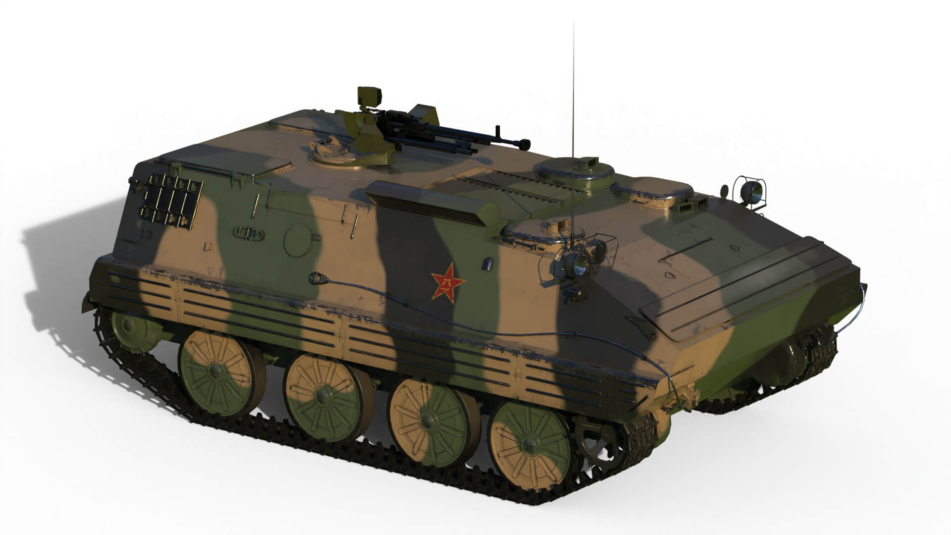 Chinese APC Type 63 - 3D Model by citizensnip