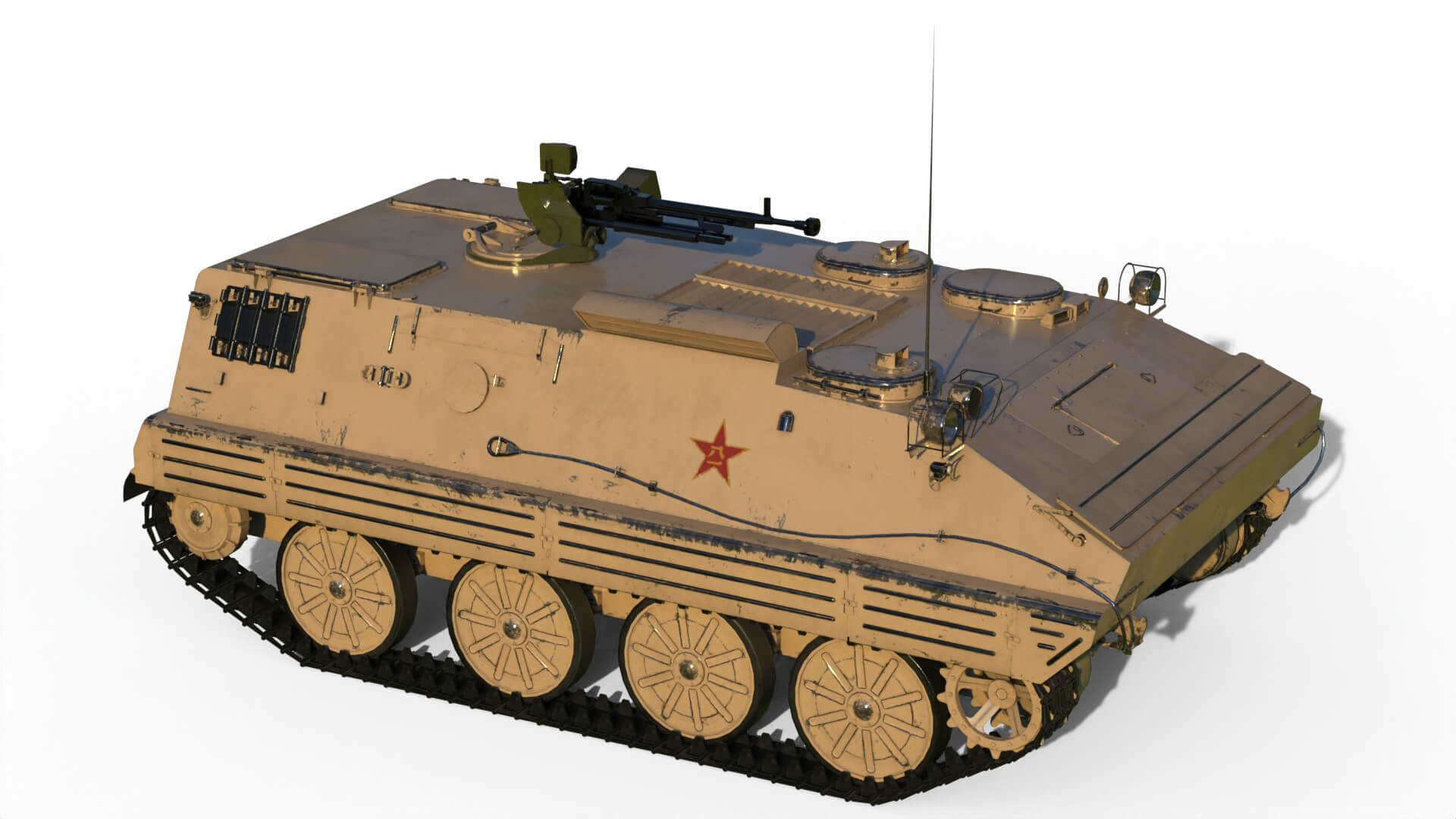 Chinese APC Type 63 - 3D Model by citizensnip
