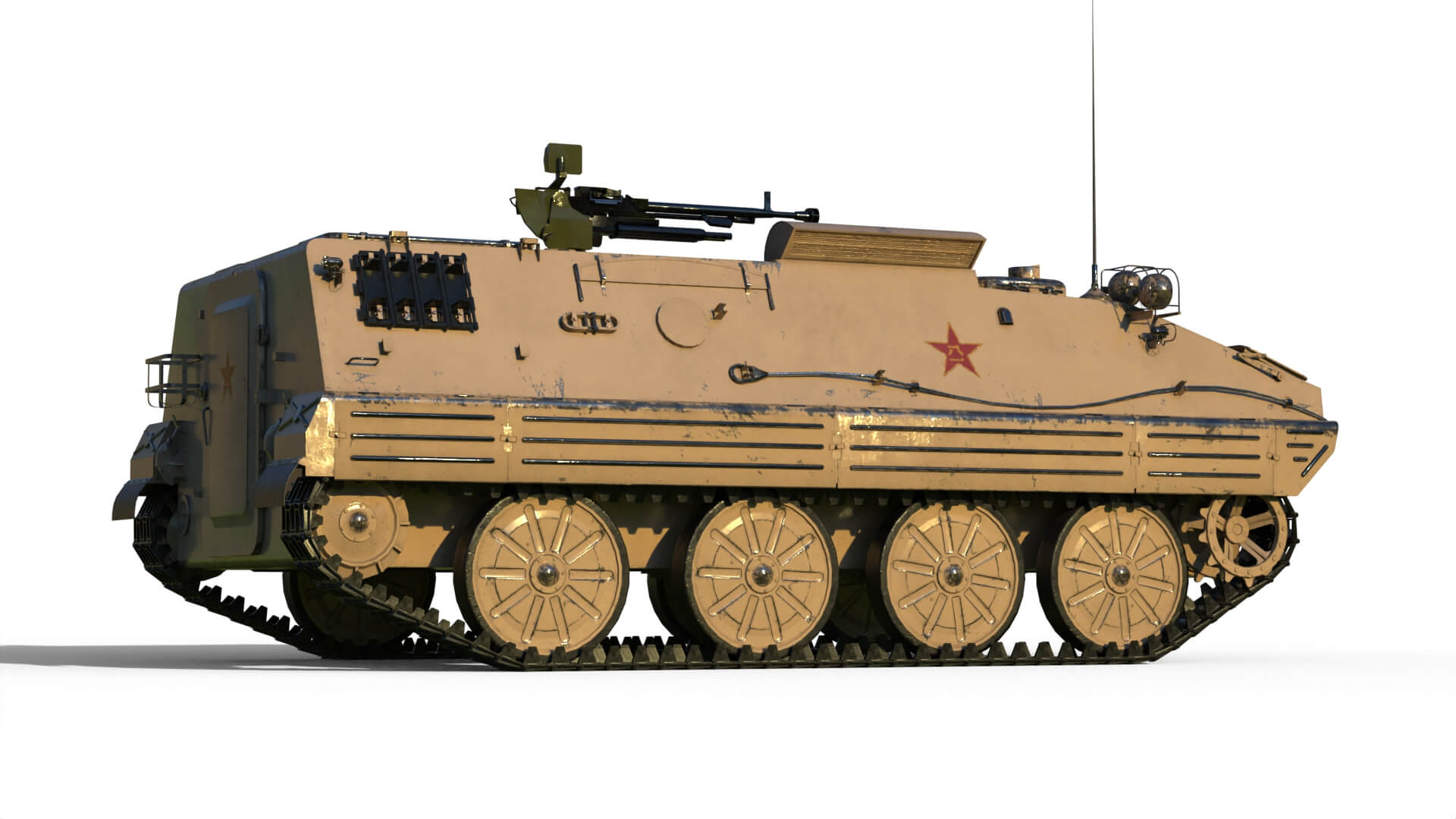 Chinese APC Type 63 - 3D Model by citizensnip