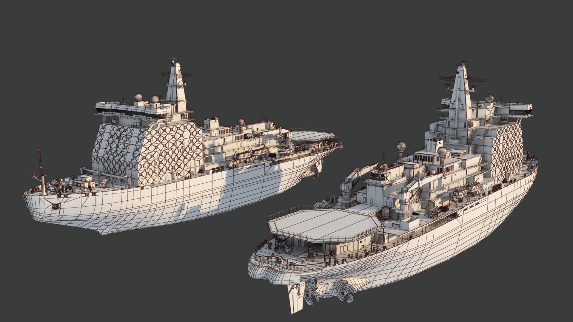 Arktika Project 22220 Icebreakers - 3D Model by citizensnip