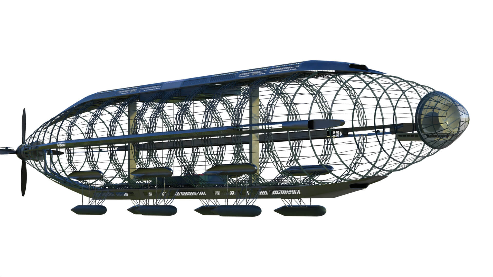 Atoms for Peace Dirigible - 3D Model by citizensnip