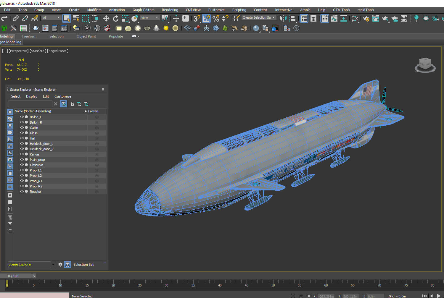 Atoms for Peace Dirigible - 3D Model by citizensnip