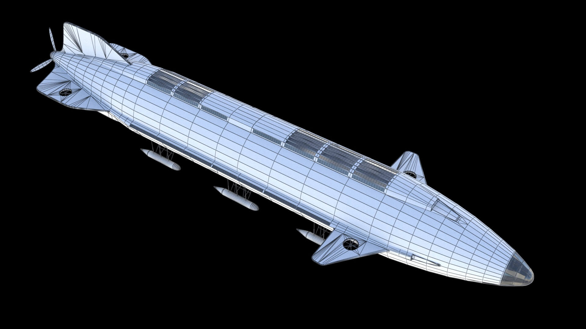 Atoms for Peace Dirigible - 3D Model by citizensnip