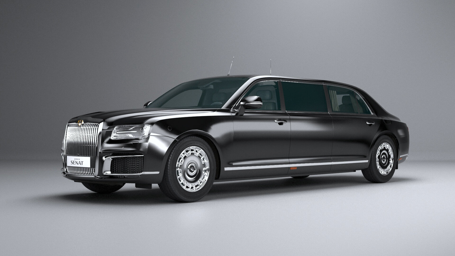 Aurus Senat Armored Limousine - 3D Model by citizensnip