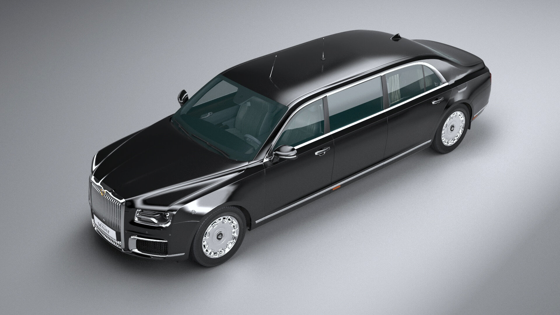 Aurus Senat Armored Limousine - 3D Model by citizensnip