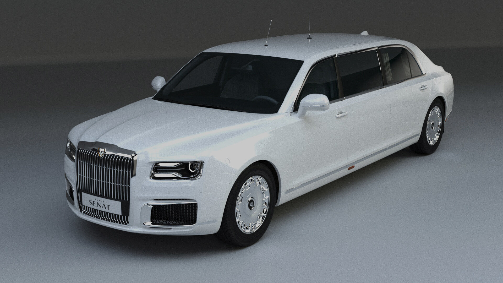 Aurus Senat Armored Limousine - 3D Model by citizensnip