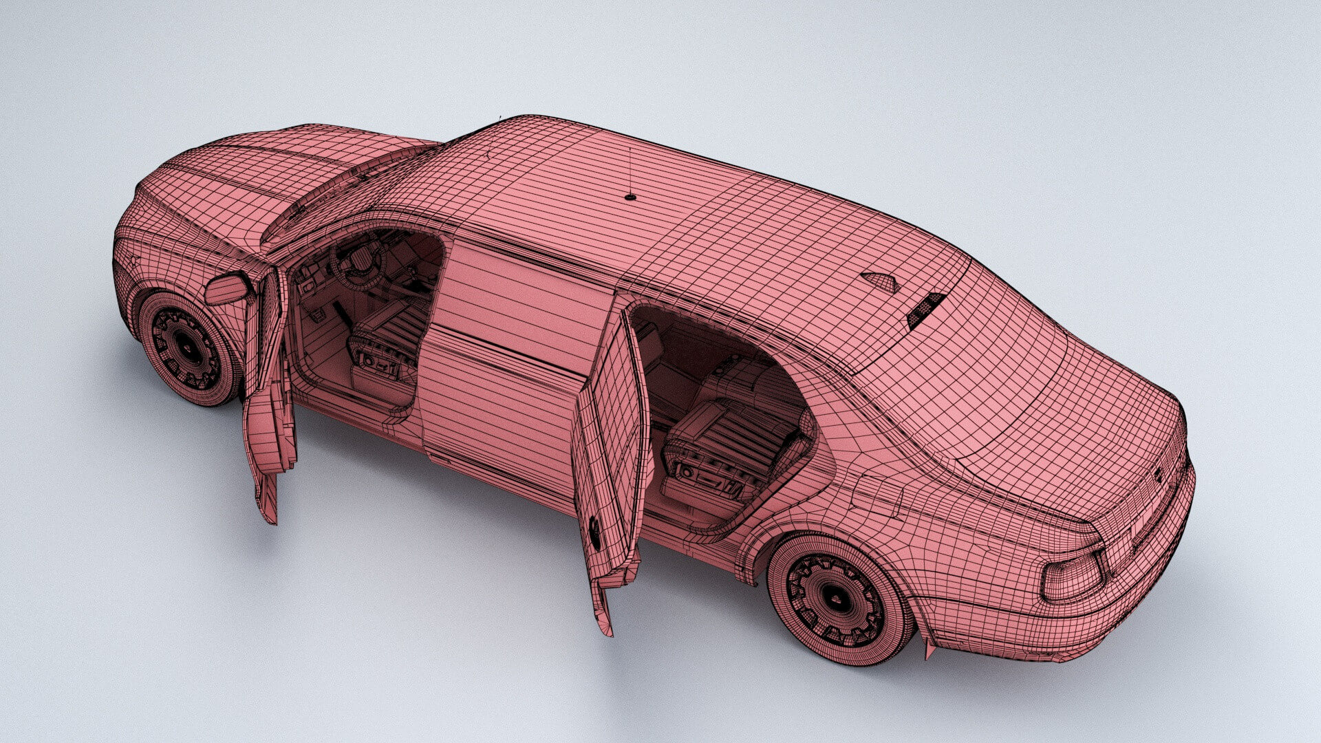 Aurus Senat Armored Limousine - 3D Model by citizensnip