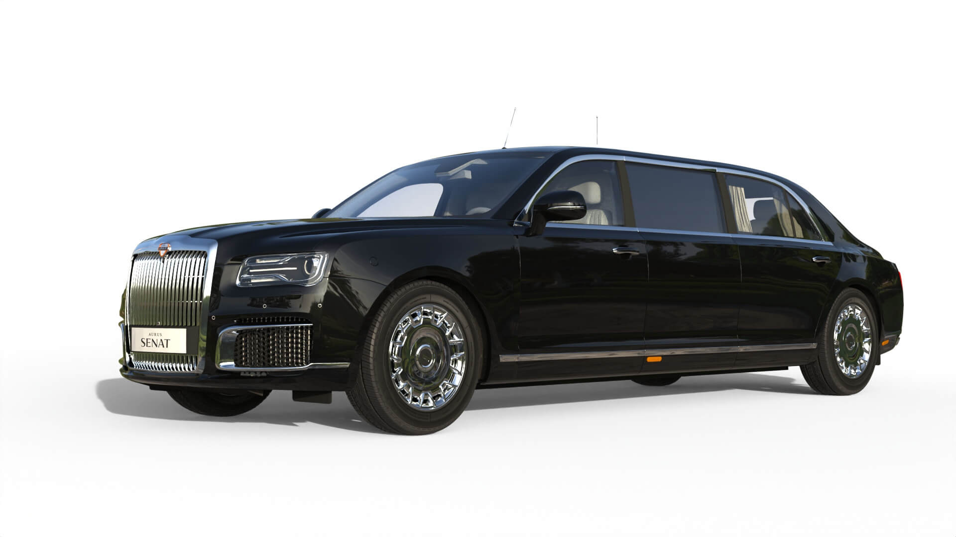 Aurus Senat Armored Limousine - 3D Model by citizensnip