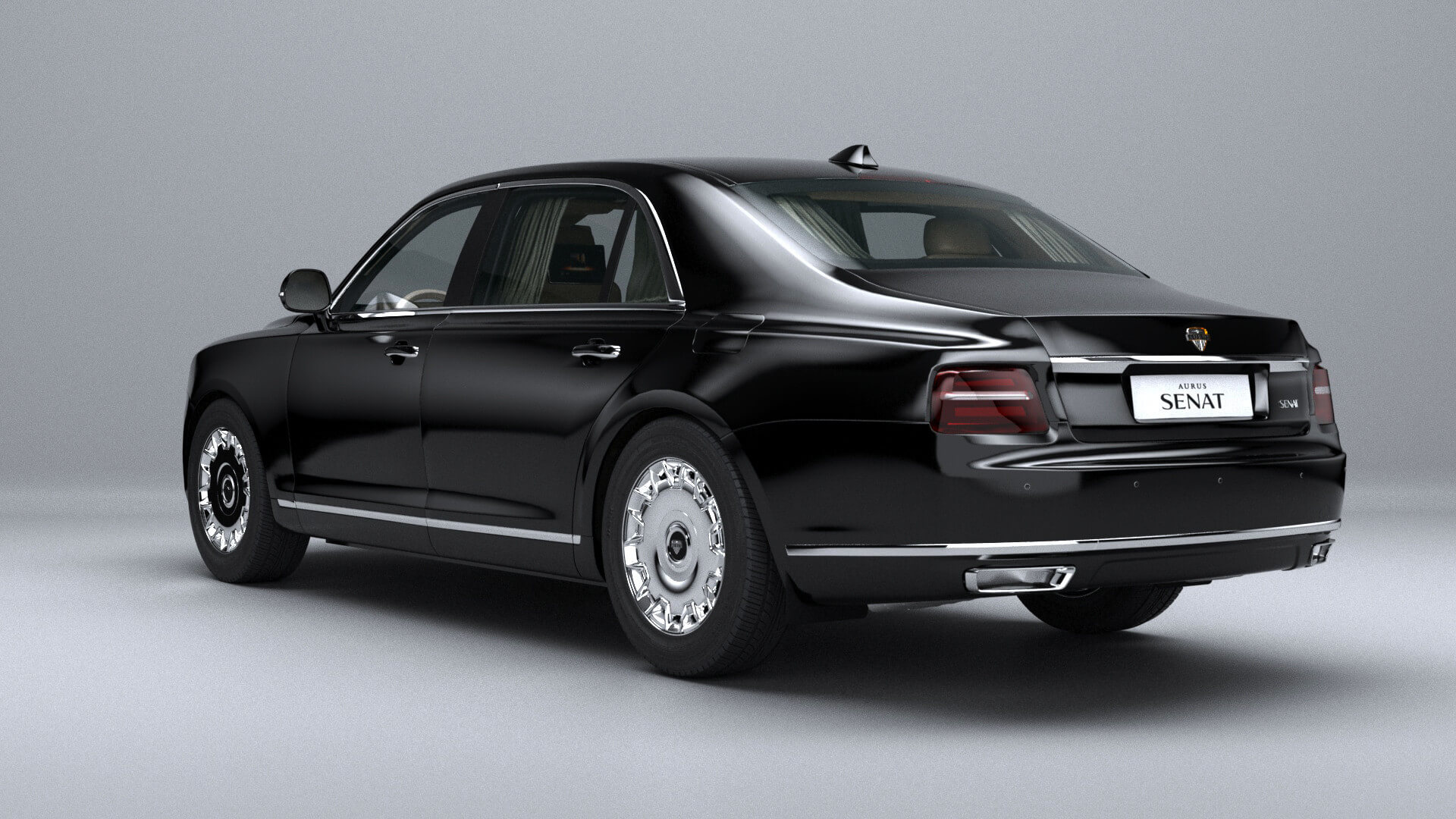 Aurus Senat limousine - 3D Model by citizensnip