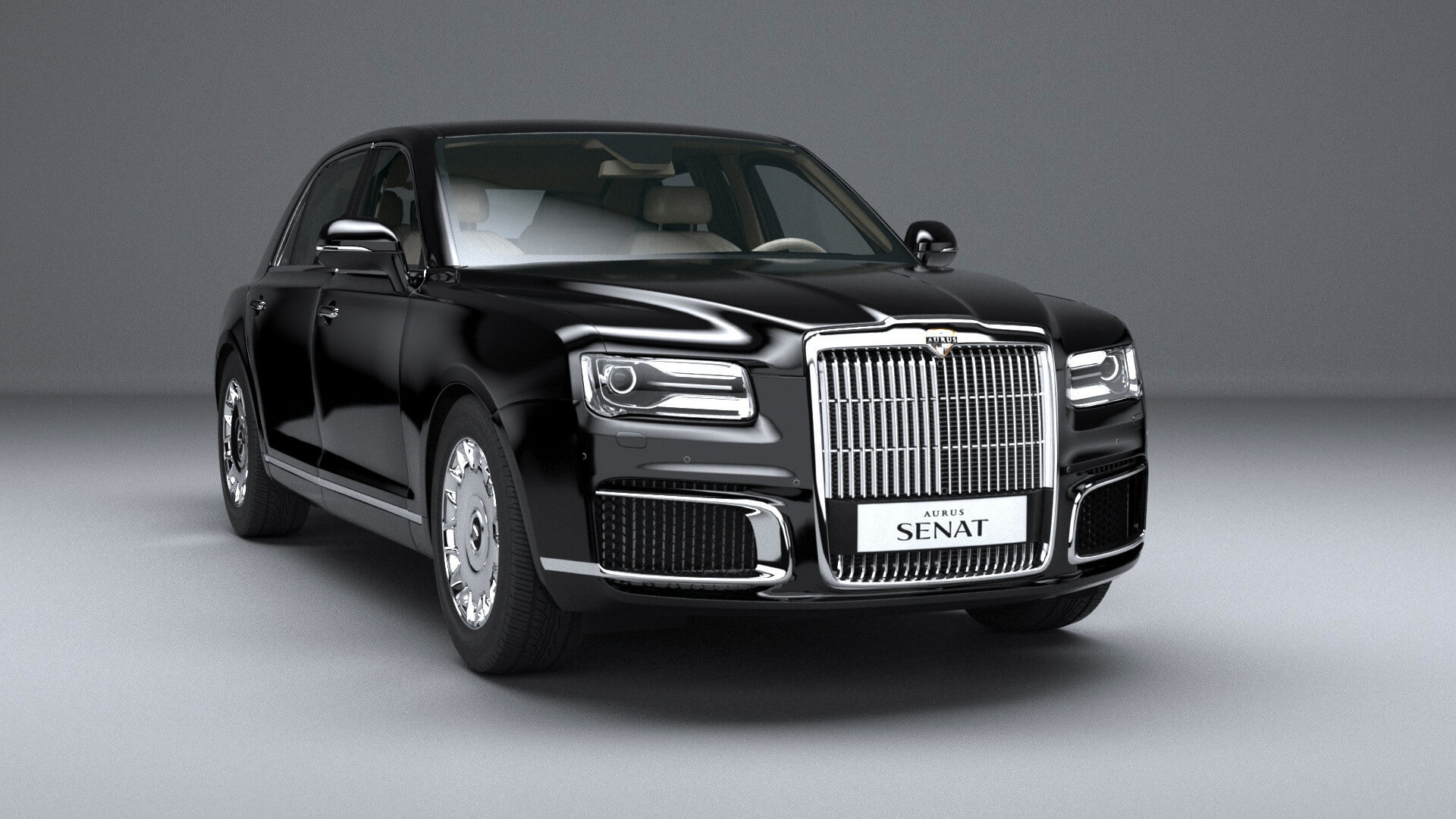 Aurus Senat limousine - 3D Model by citizensnip