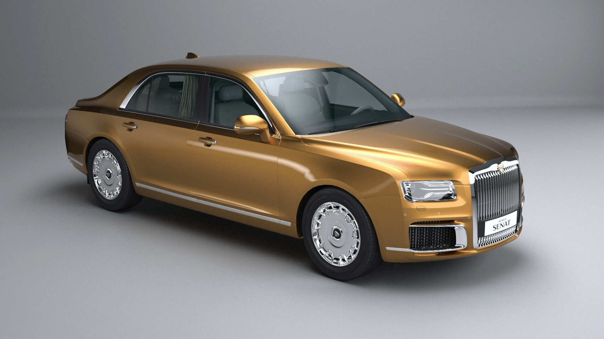 Aurus Senat limousine - 3D Model by citizensnip