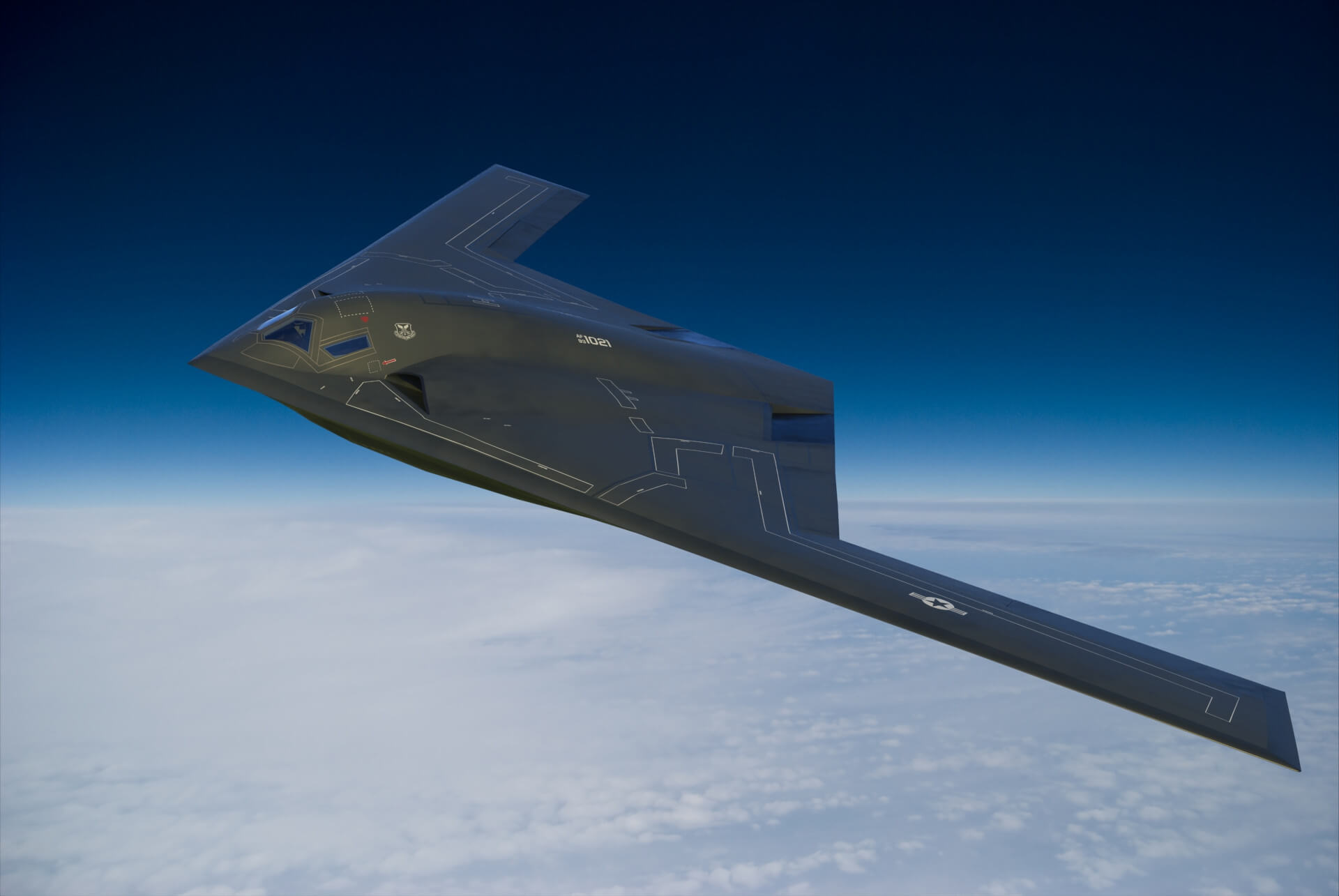 B-21 Raider 3D Model by citizensnip