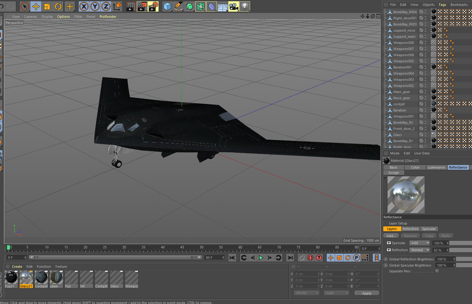 B-21 Raider 3D Model by citizensnip