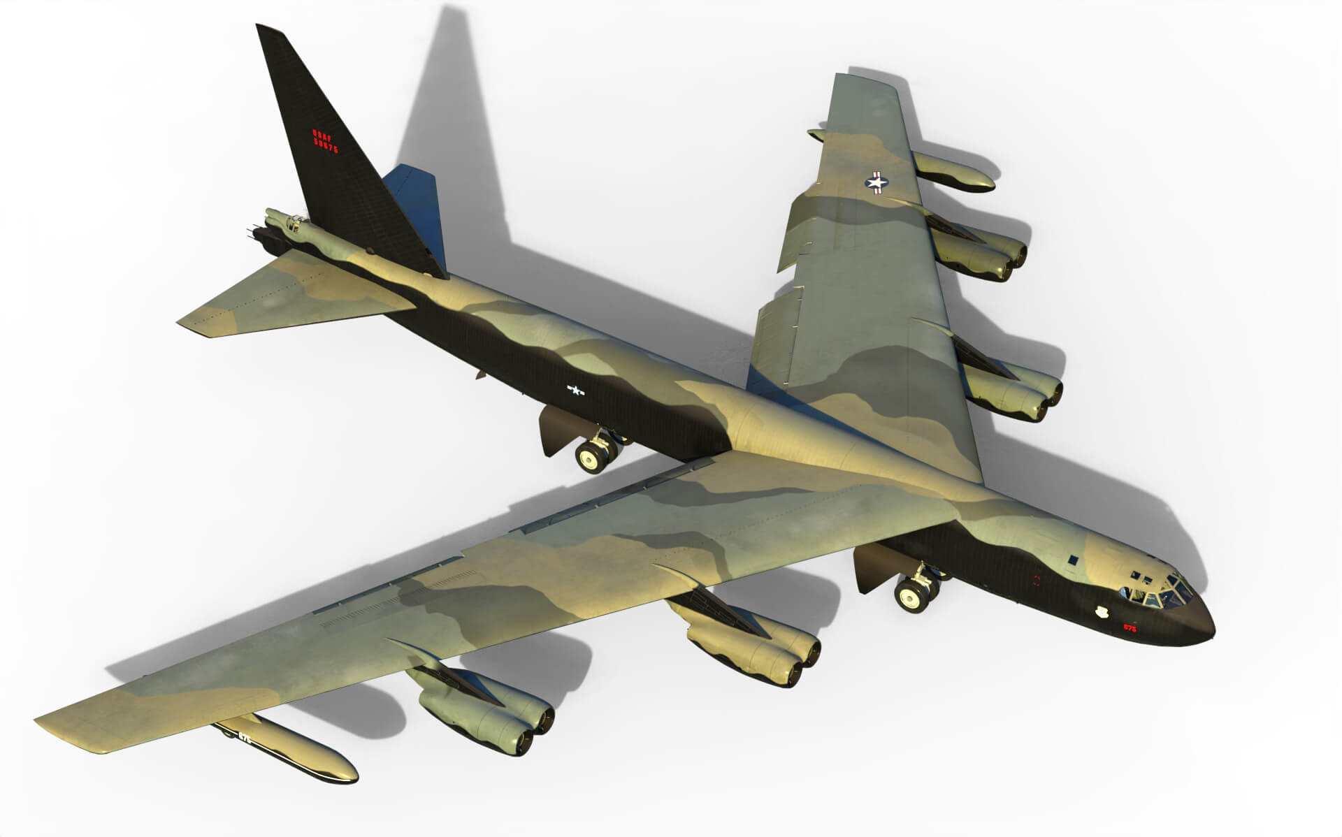 B-52 Stratofortress 3D Model by citizensnip