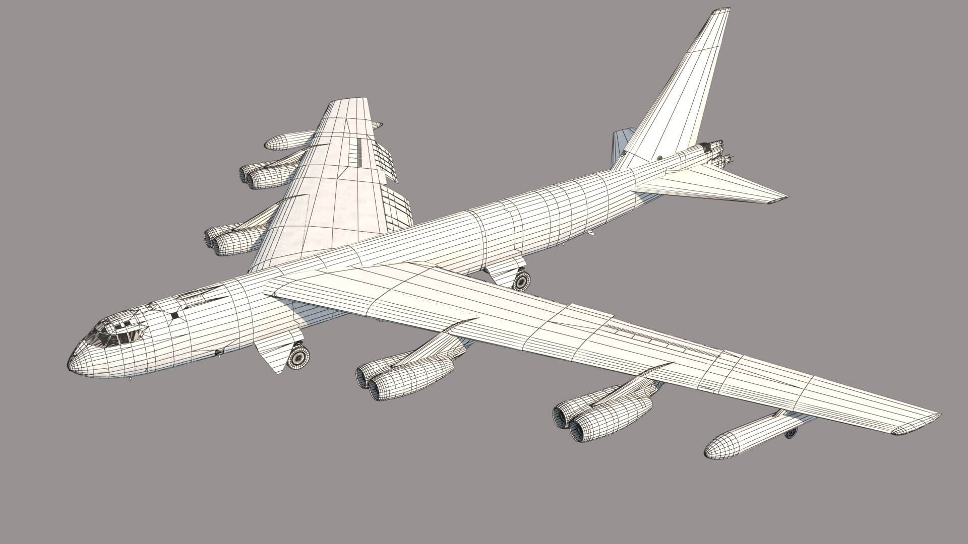 B-52 Stratofortress 3D Model by citizensnip