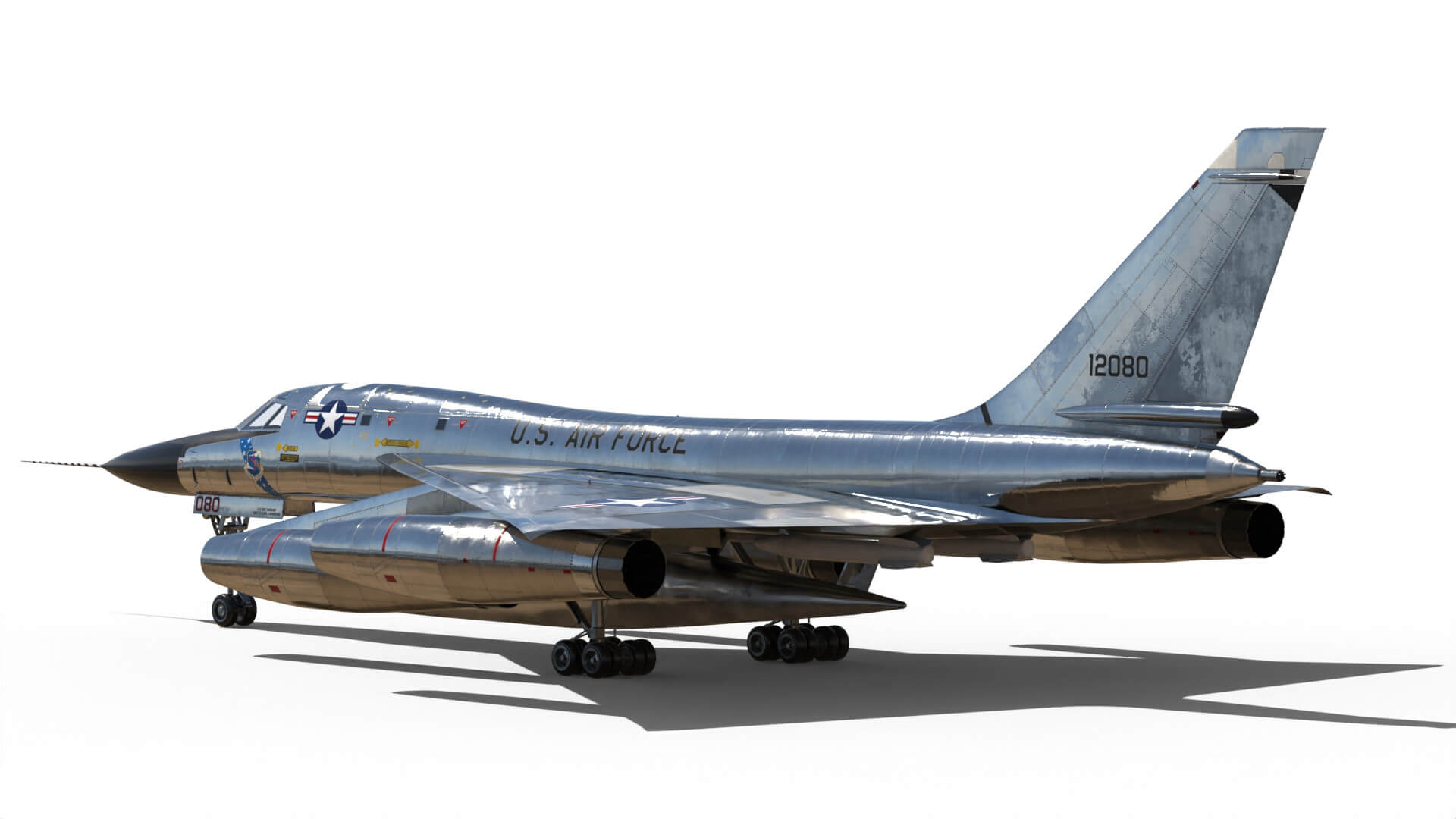 B-58 Hustler Nuclear Bomber 3D Model by citizensnip