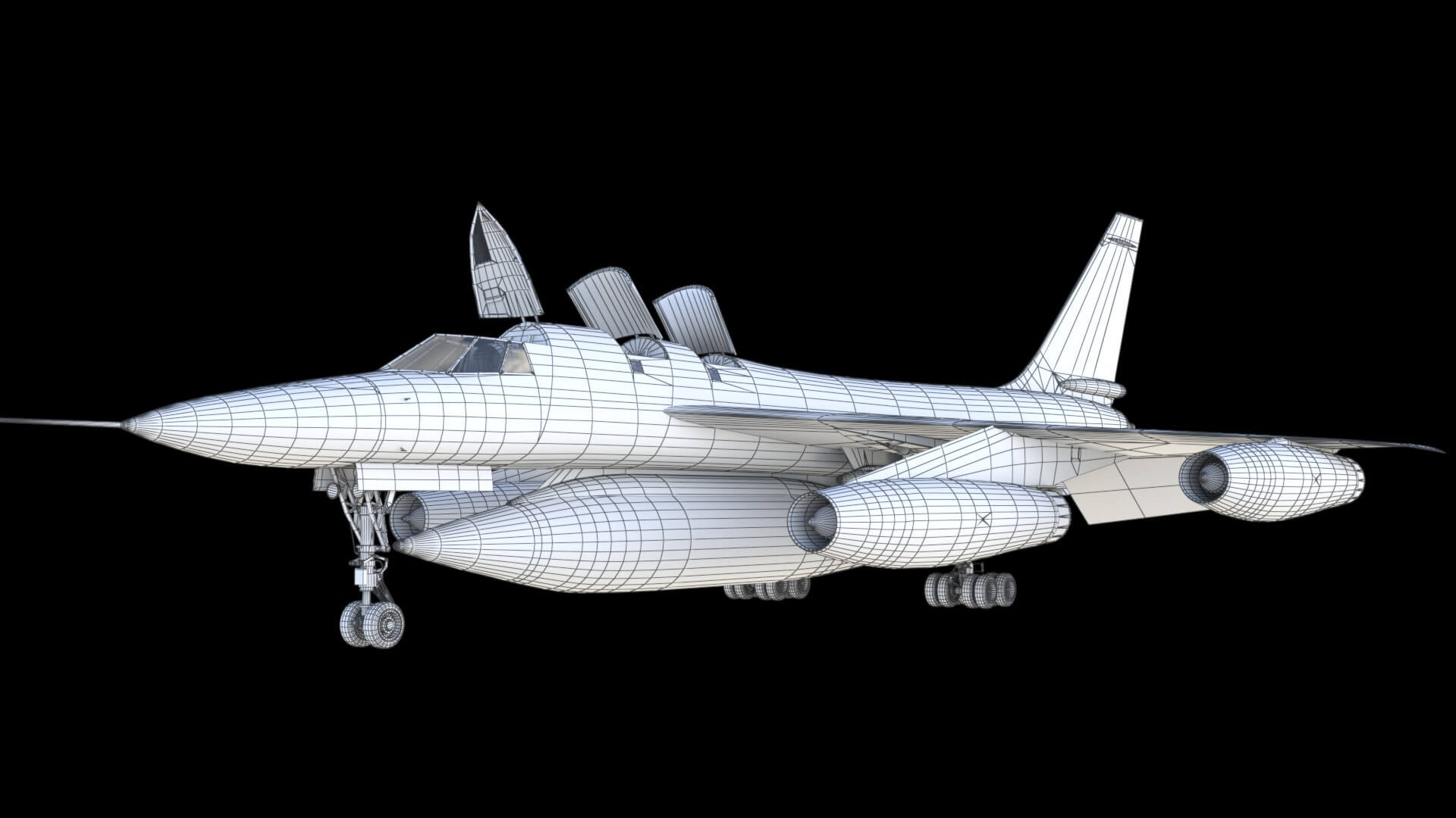 B-58 Hustler Nuclear Bomber 3D Model by citizensnip