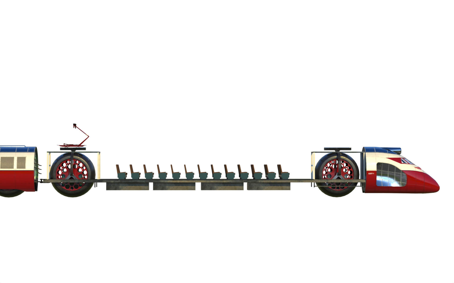 Ball Train of Yarmolchuk SHELT - 3D Model by citizensnip