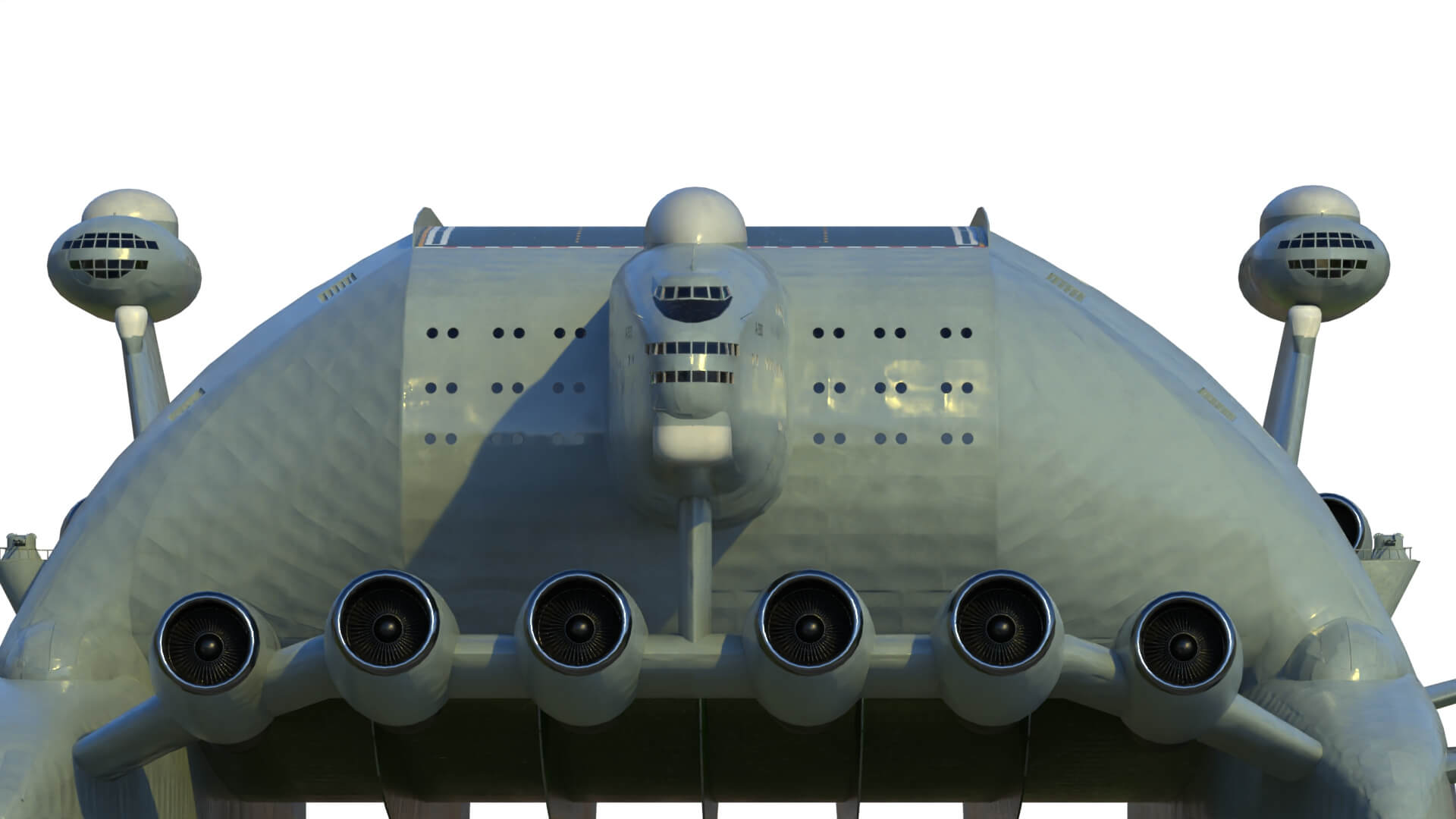 Bartini A-2500 Wig Aircraft Carrier 3D Model by citizensnip