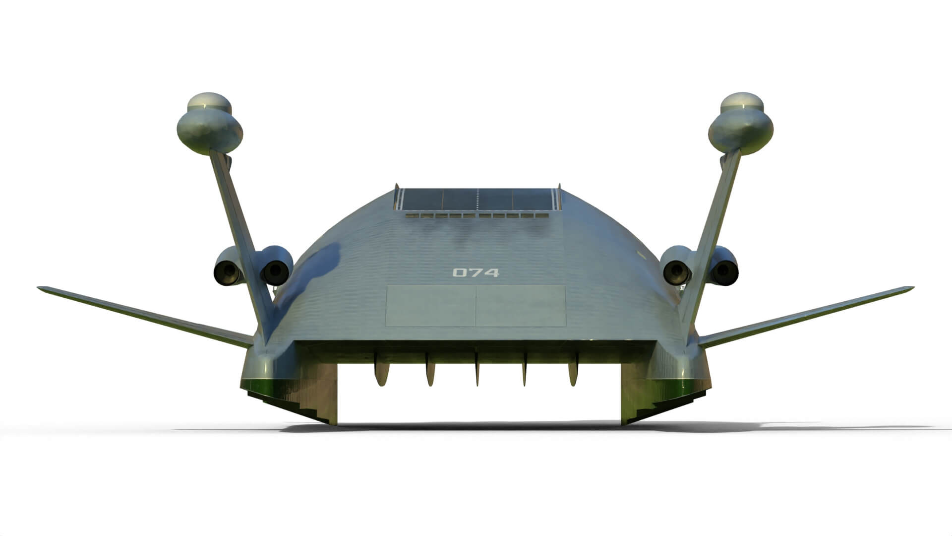 Bartini A-2500 Wig Aircraft Carrier 3D Model by citizensnip